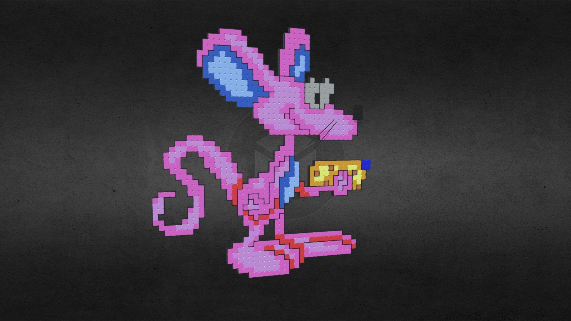 Pink Mouse - 3D model by badwolfmx3 [42c724a] - Sketchfab