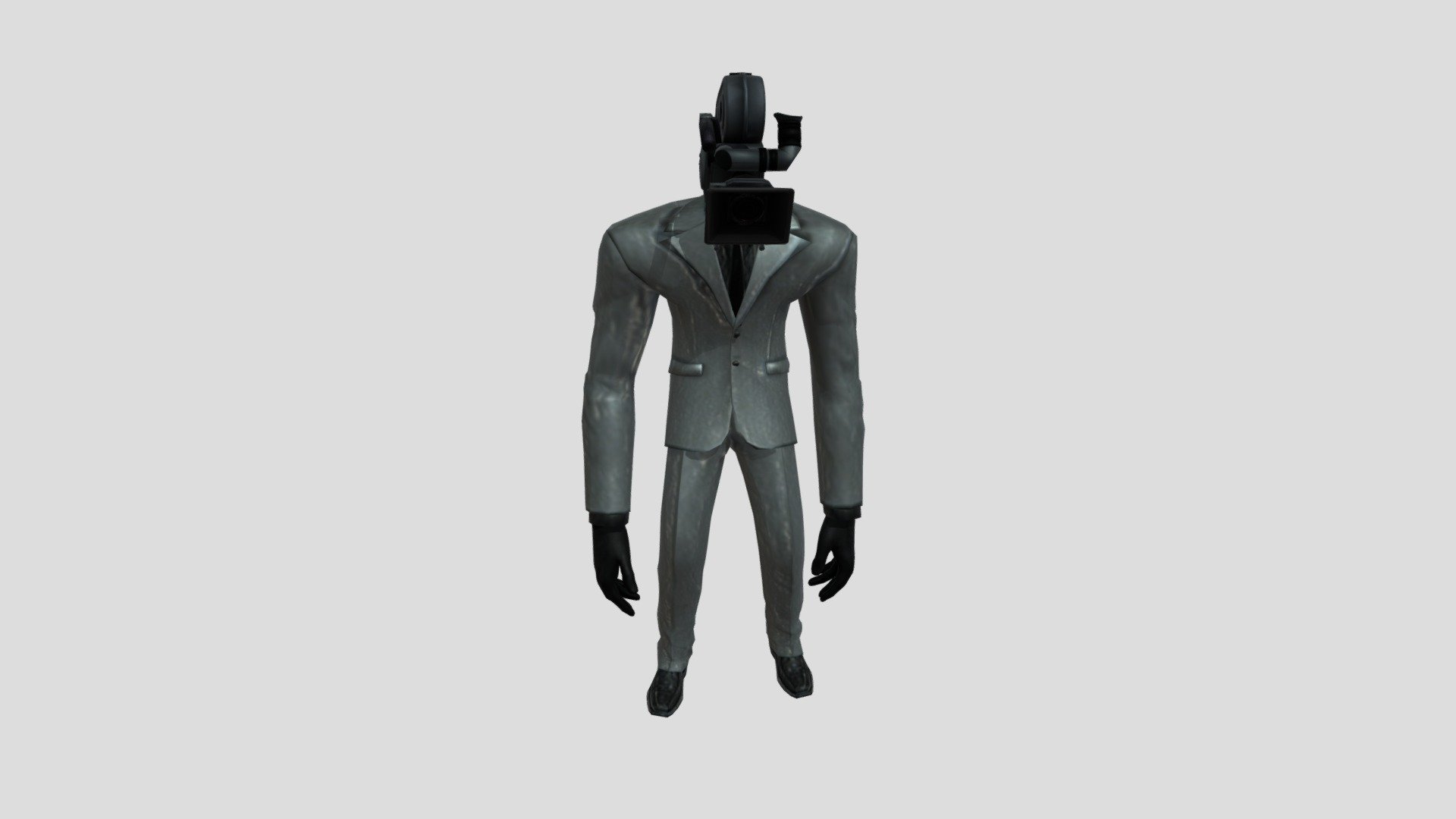 large scientist cameraman. - 3D model by Elite engineer (@Jerry.com ...