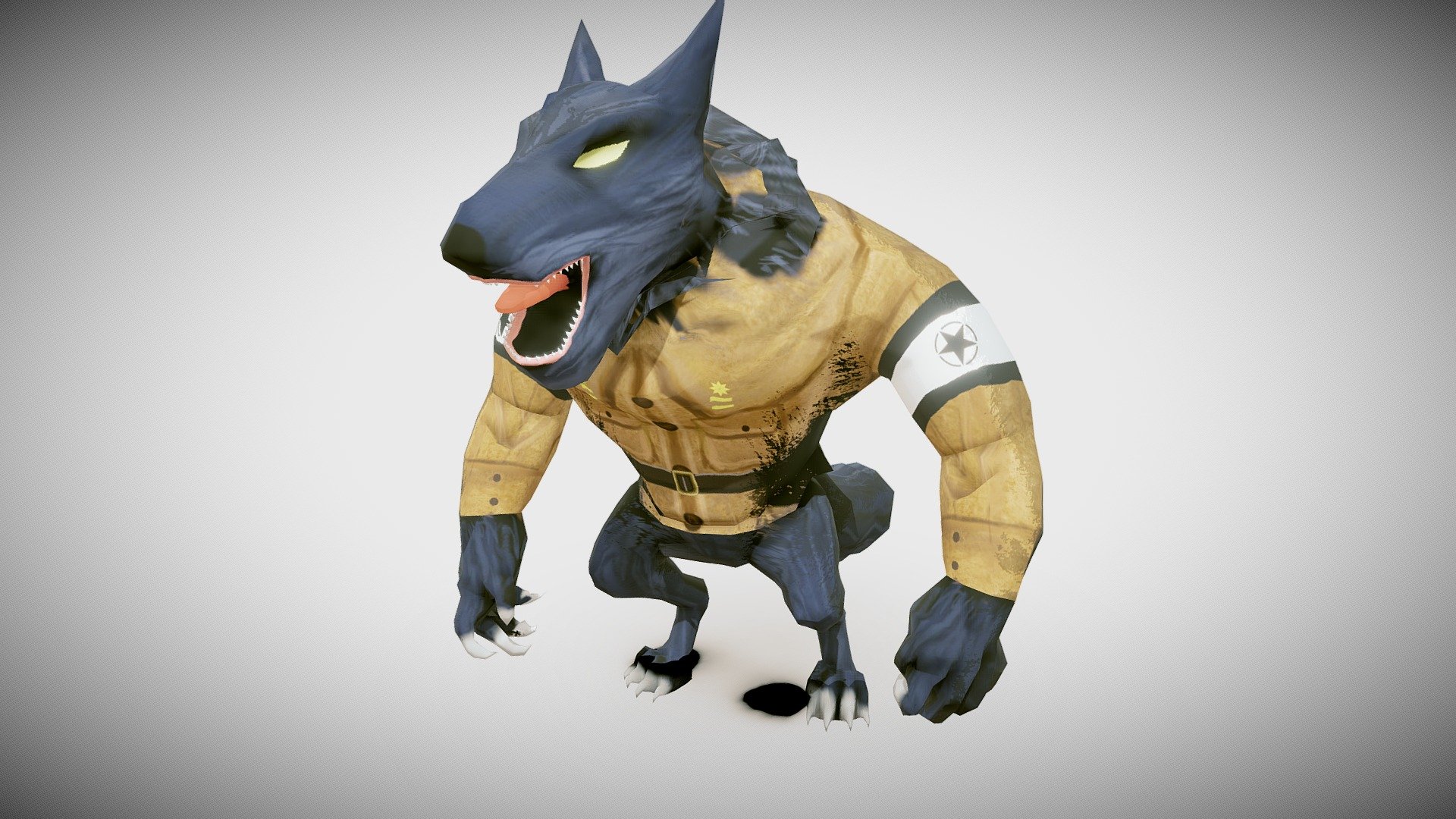 werewolf - 3D model by panda178168 [42c9cea] - Sketchfab