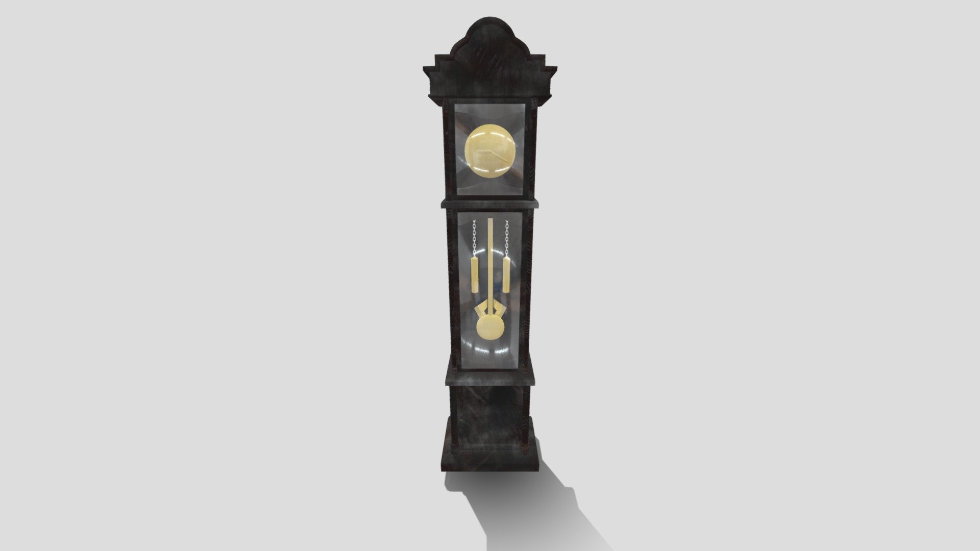 Vintage Grandfather Clock - 3D model by MeganVaudrin [42cadd8] - Sketchfab