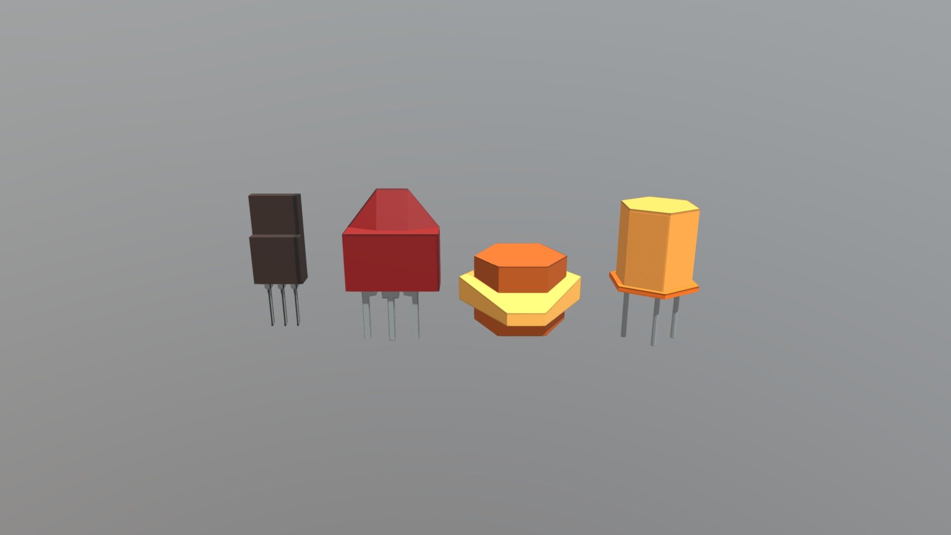 Transistors - 3D model by nicolascparreiras [42cb007] - Sketchfab