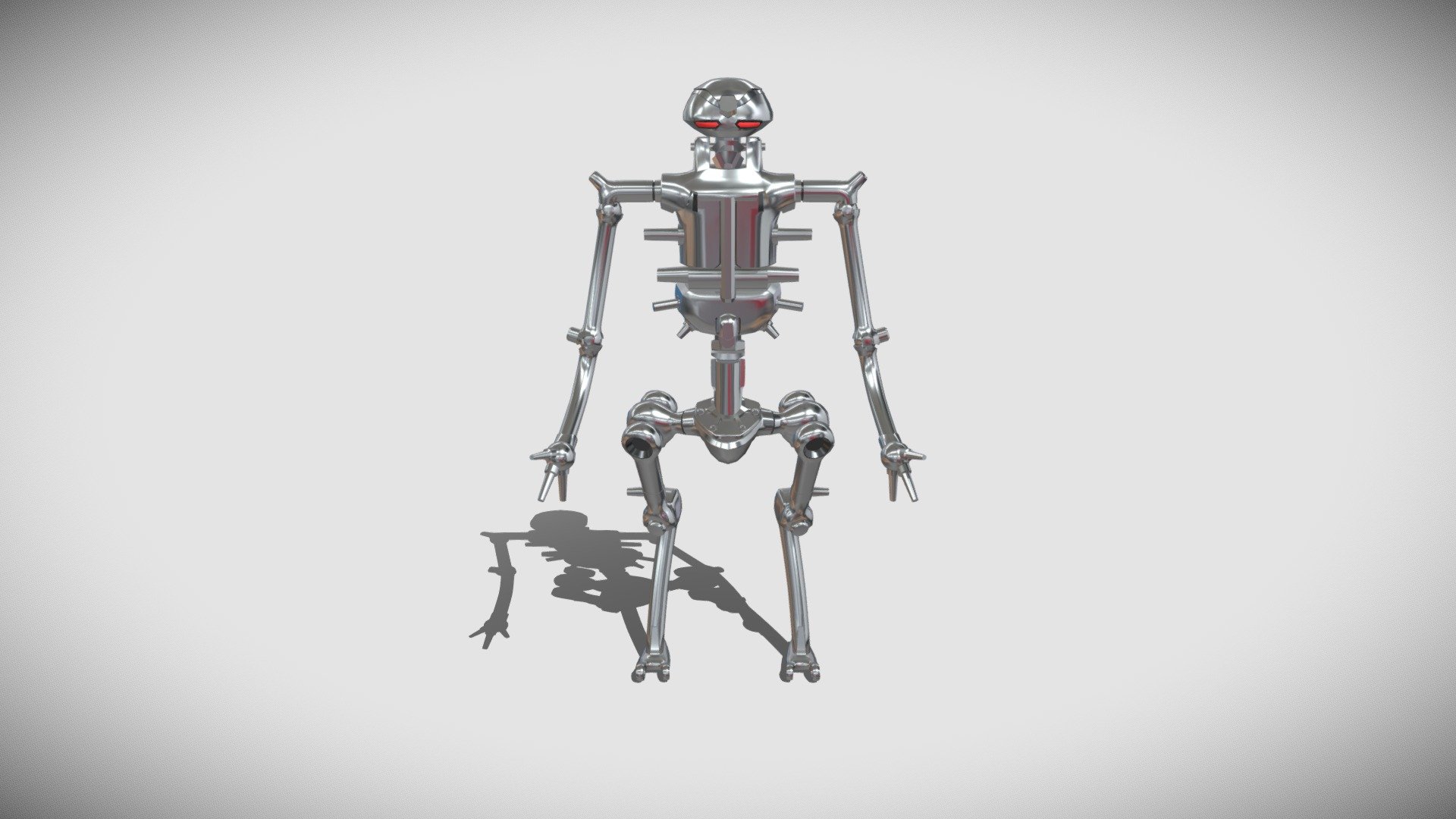 Robot's Skeleton - 3D model by borgog [42cb83a] - Sketchfab