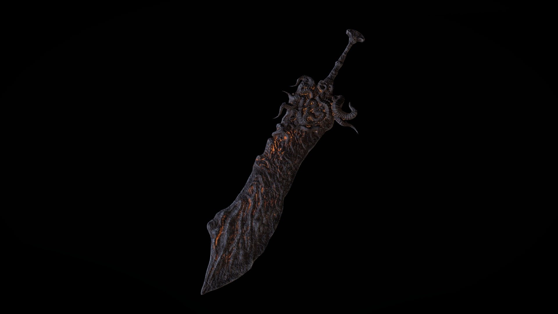 Ringed Knight Greatsword - 3D model by mariamolanoworks [42cc4f7 ...
