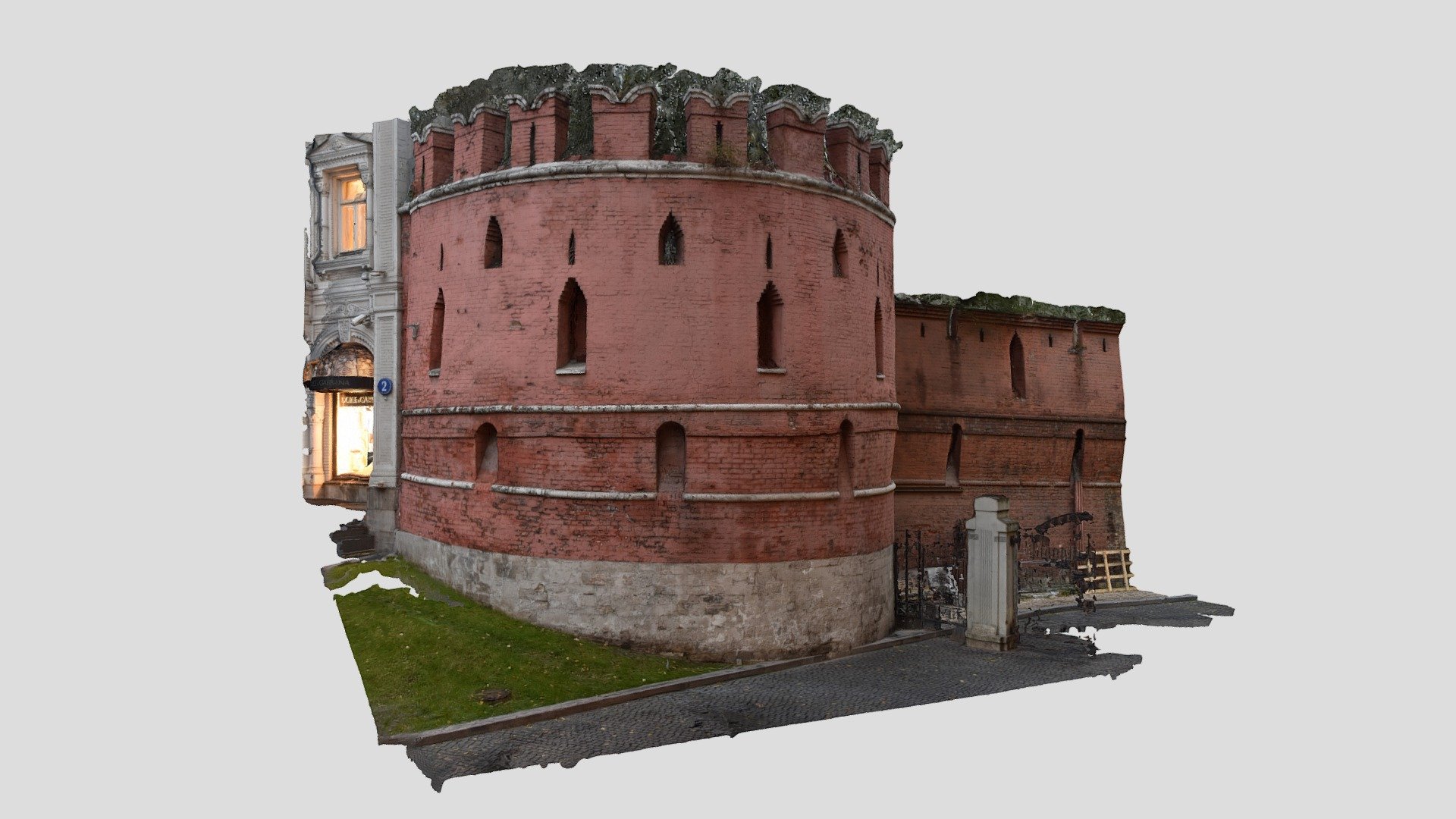 Ptichya tower of Kitay-gorod kremlin in Moscow - 3D model by Mikhail Volkov (@mgv) [42cdf8e ...