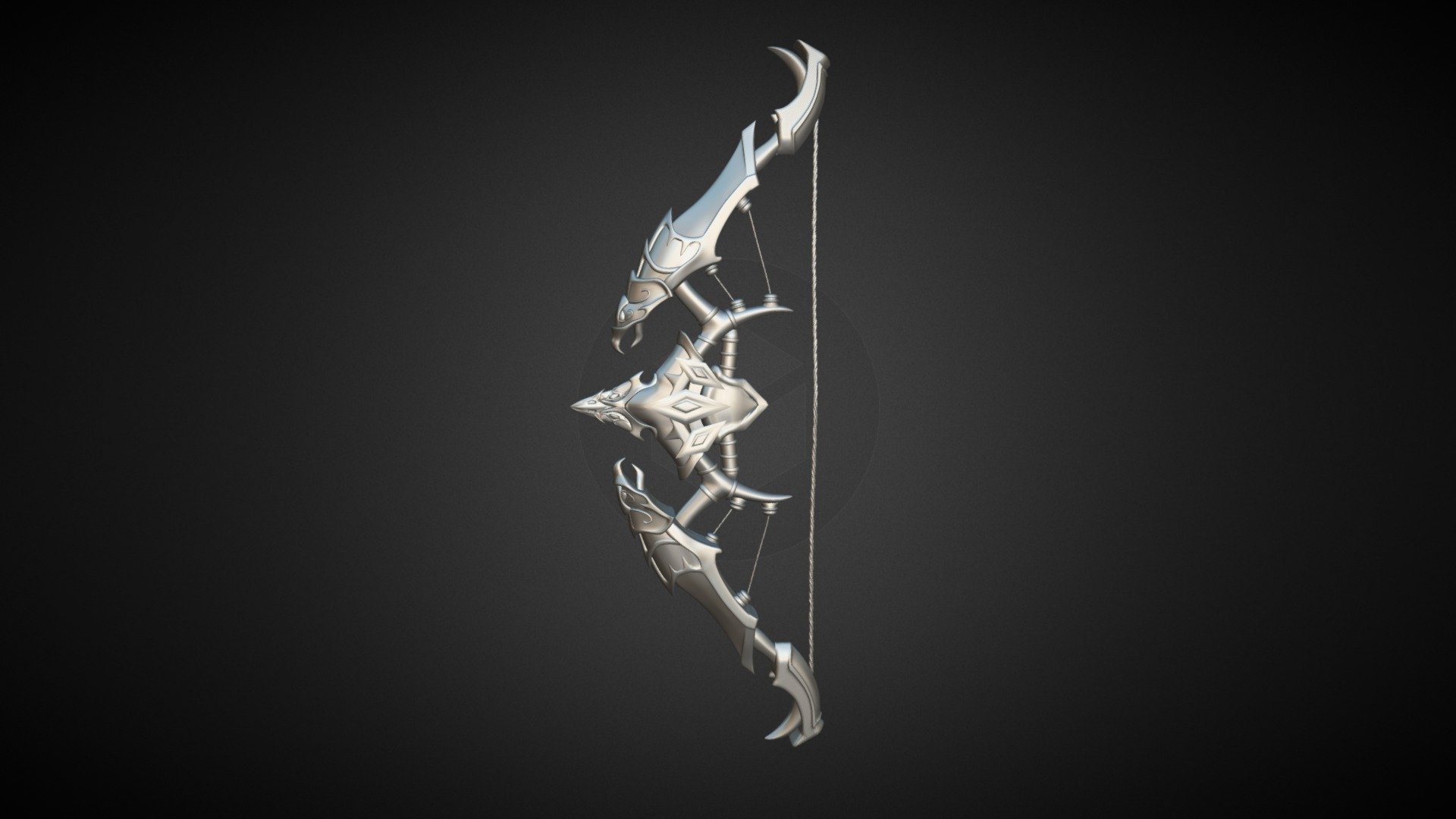bow weapon - 3D model by amafi [42ceb77] - Sketchfab