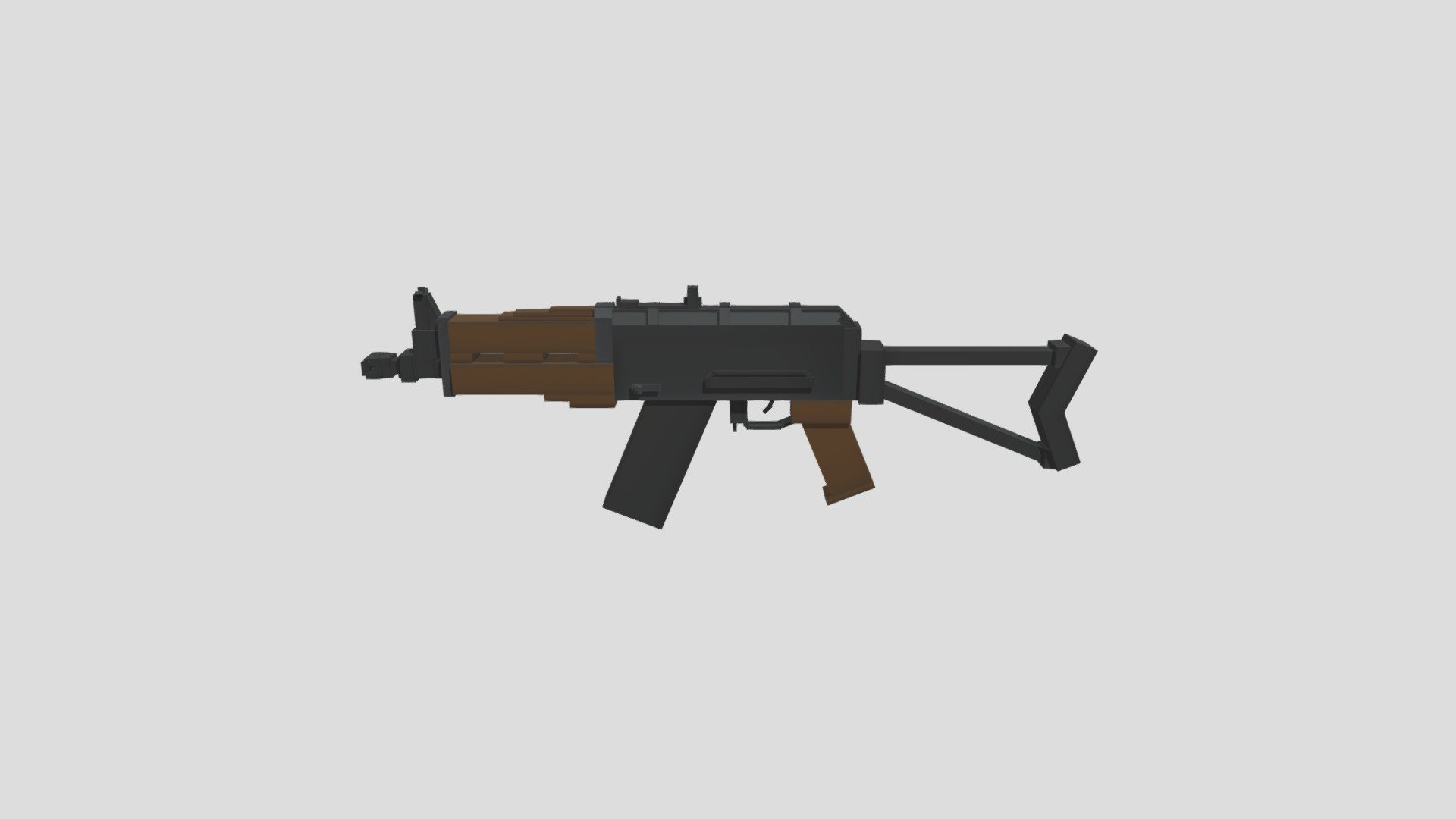 AK-74u - Download Free 3D model by STAFF3 [42cf1c1] - Sketchfab