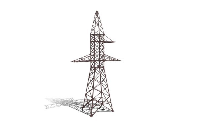 Power-lines 3D models - Sketchfab