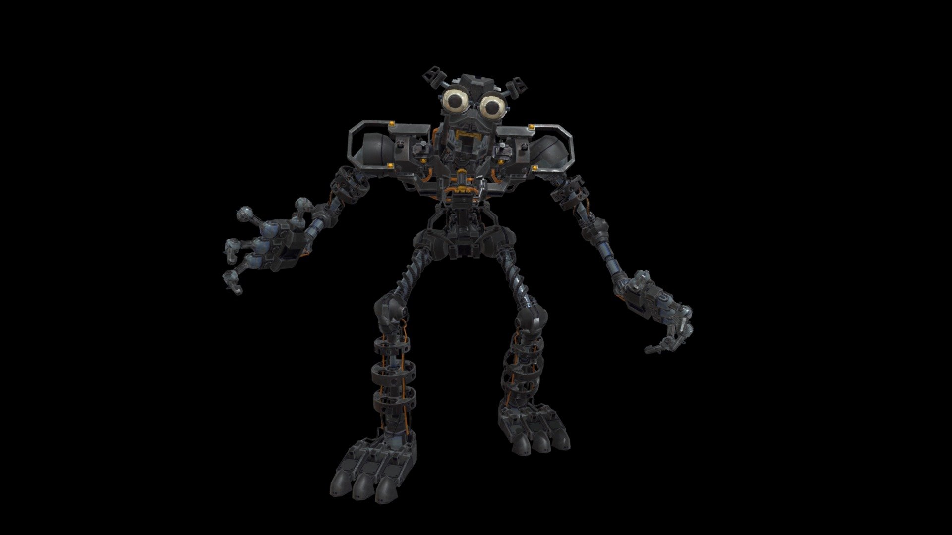 FNAF : Security Breach : Ruin : Glamrock Endo - Download Free 3D model ...