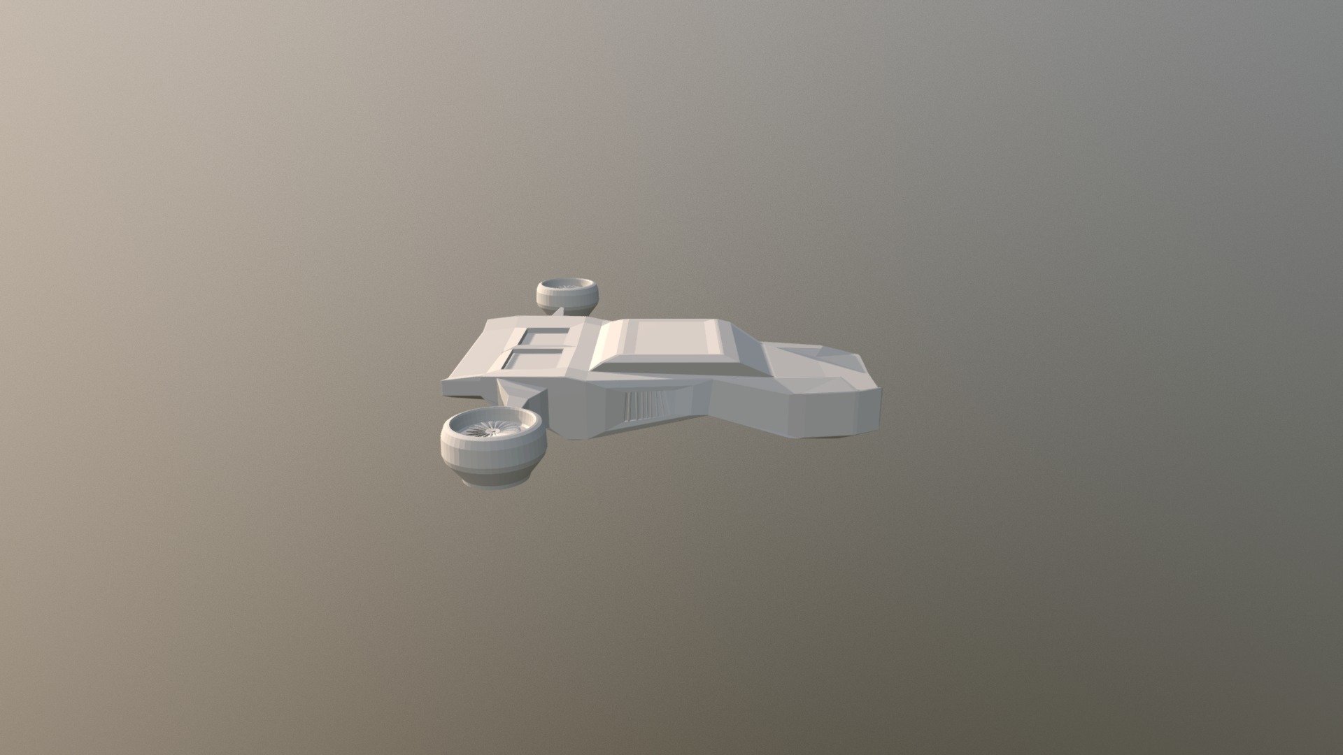 Sci-fi Spacecraft Mesh - 3D model by haydenbell [42d47f8] - Sketchfab