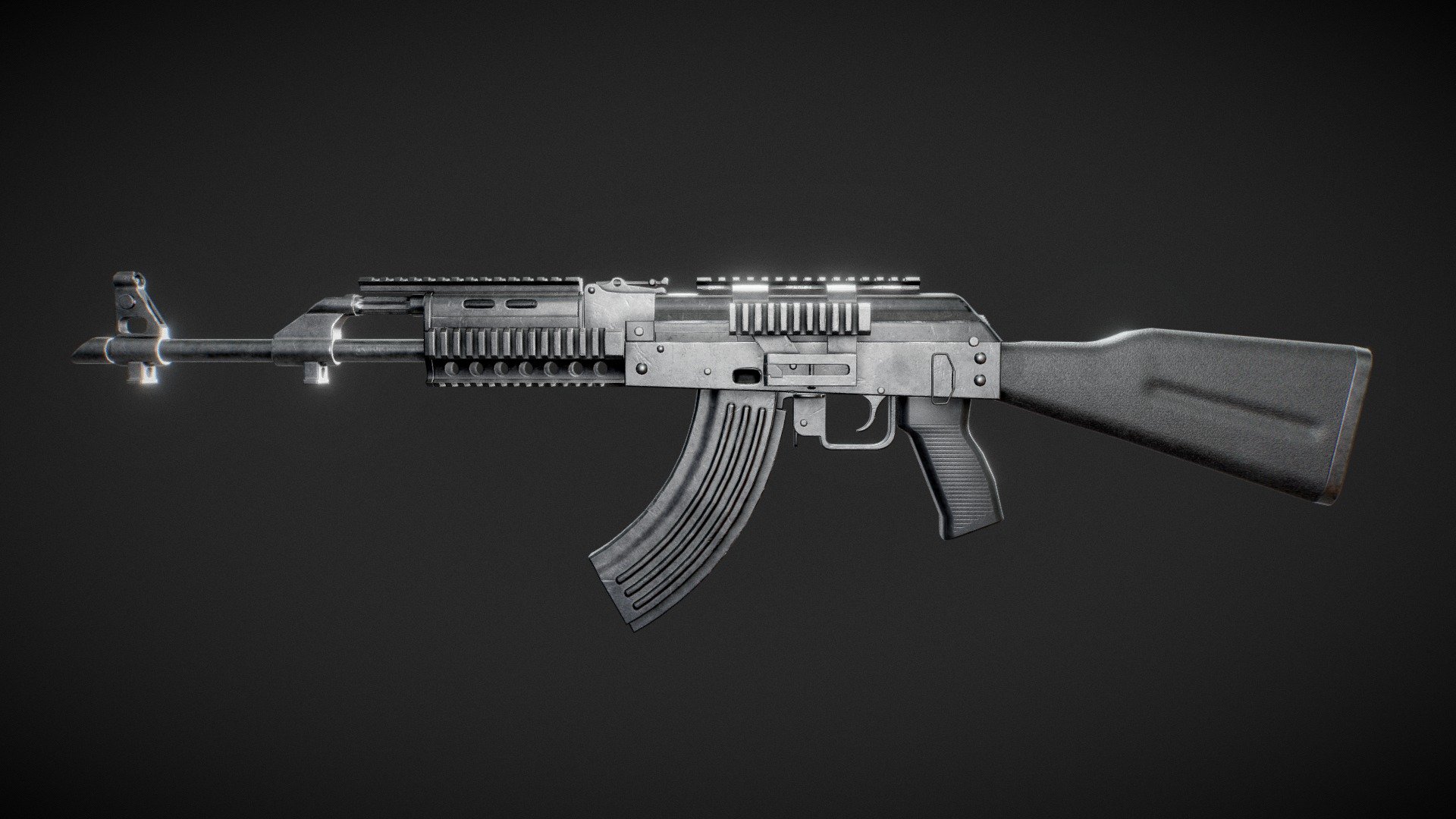 AKM - Download Free 3D model by Daniel Abeleira (@DelthorGames ...