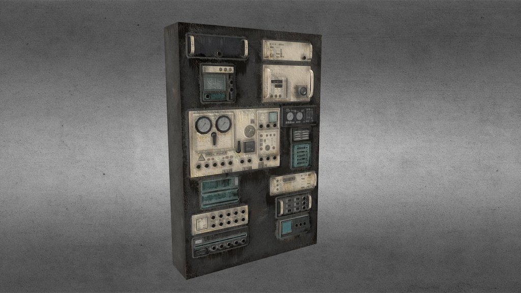 Control Panel - 3D model by Kim MacNeil (@dreamsin3d) [42d519b] - Sketchfab