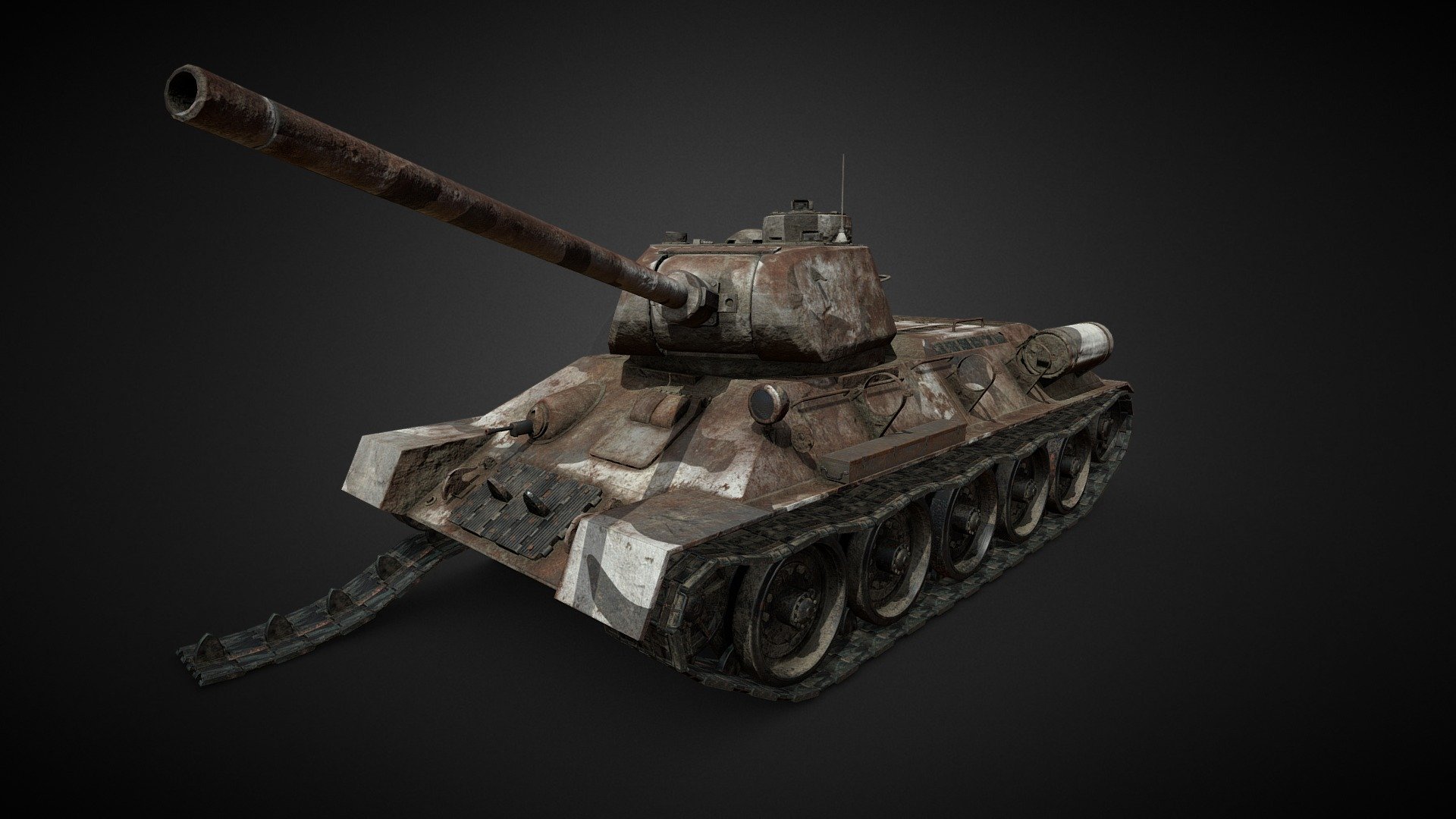 T-34 - 3D model by Cristian Iordache (@christian-mg) [42d6e1b] - Sketchfab