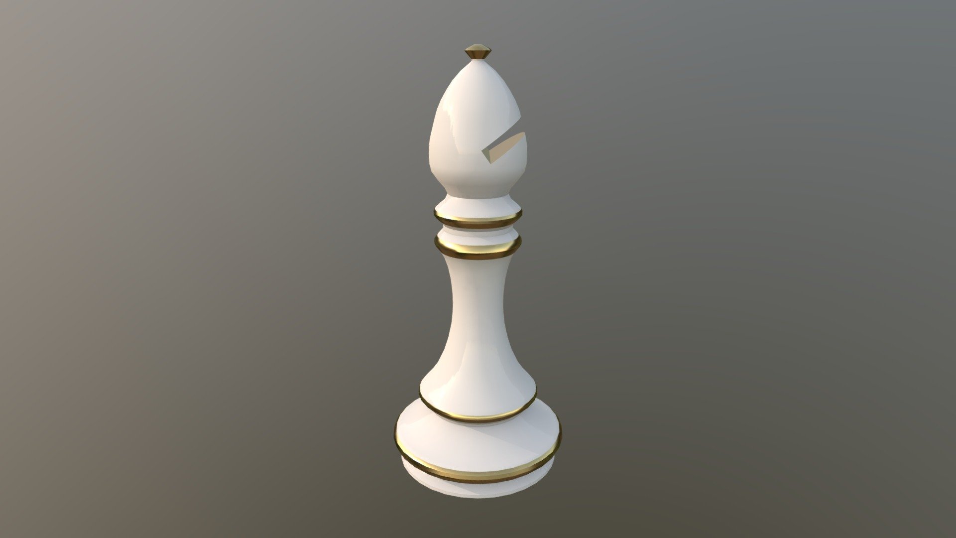 White Bishop - 3D model by raadbadr [42d7b10] - Sketchfab