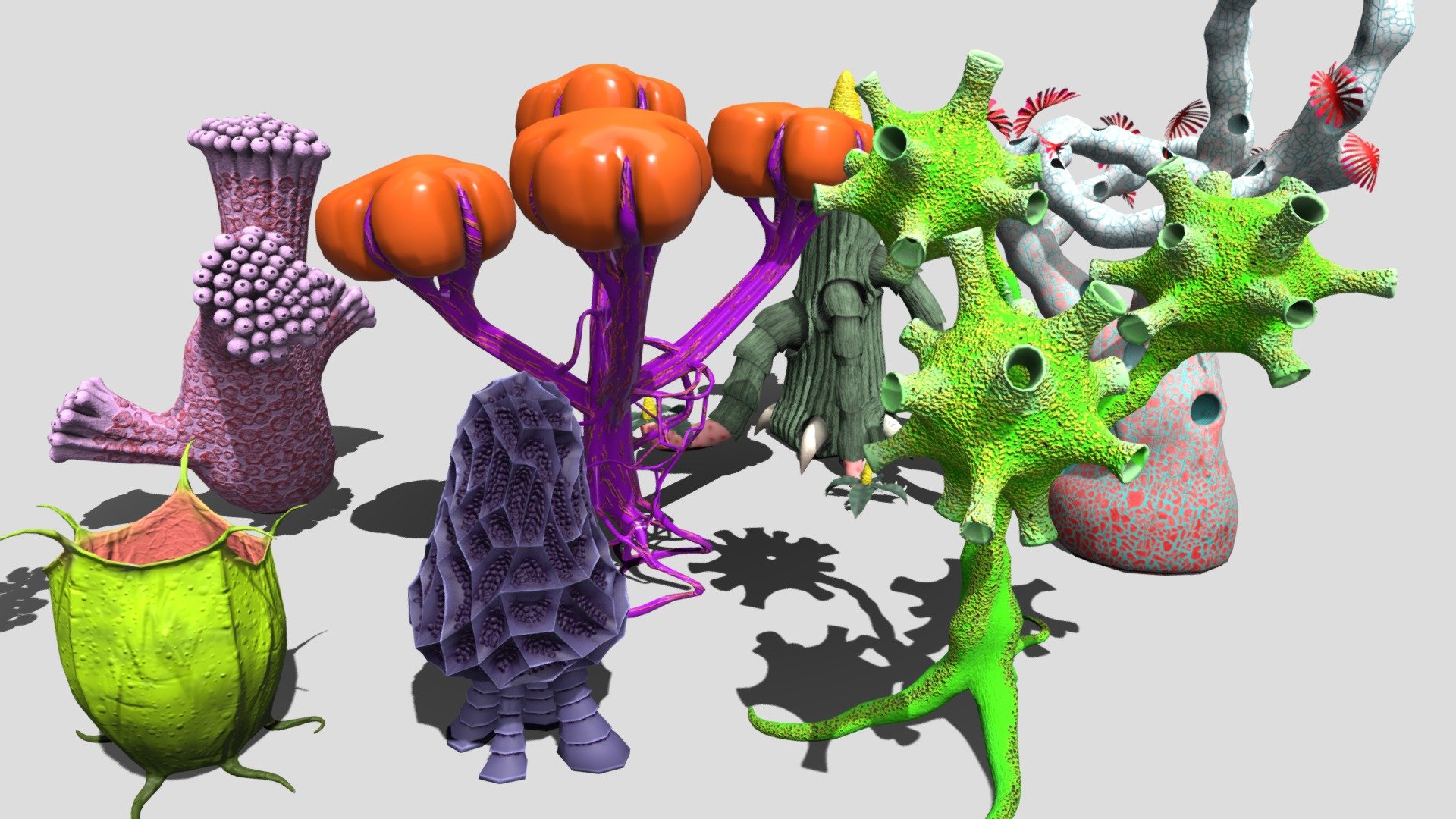 Alien Plants - Buy Royalty Free 3D model by Buncic [42d7bae ...