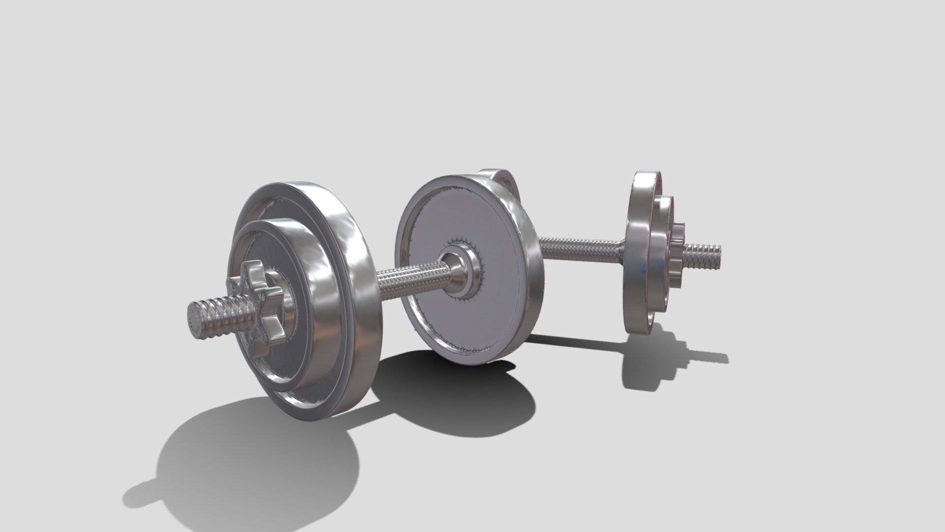 Dumbbell Weight - Buy Royalty Free 3D model by Emilio.Gallo [42d8850 ...