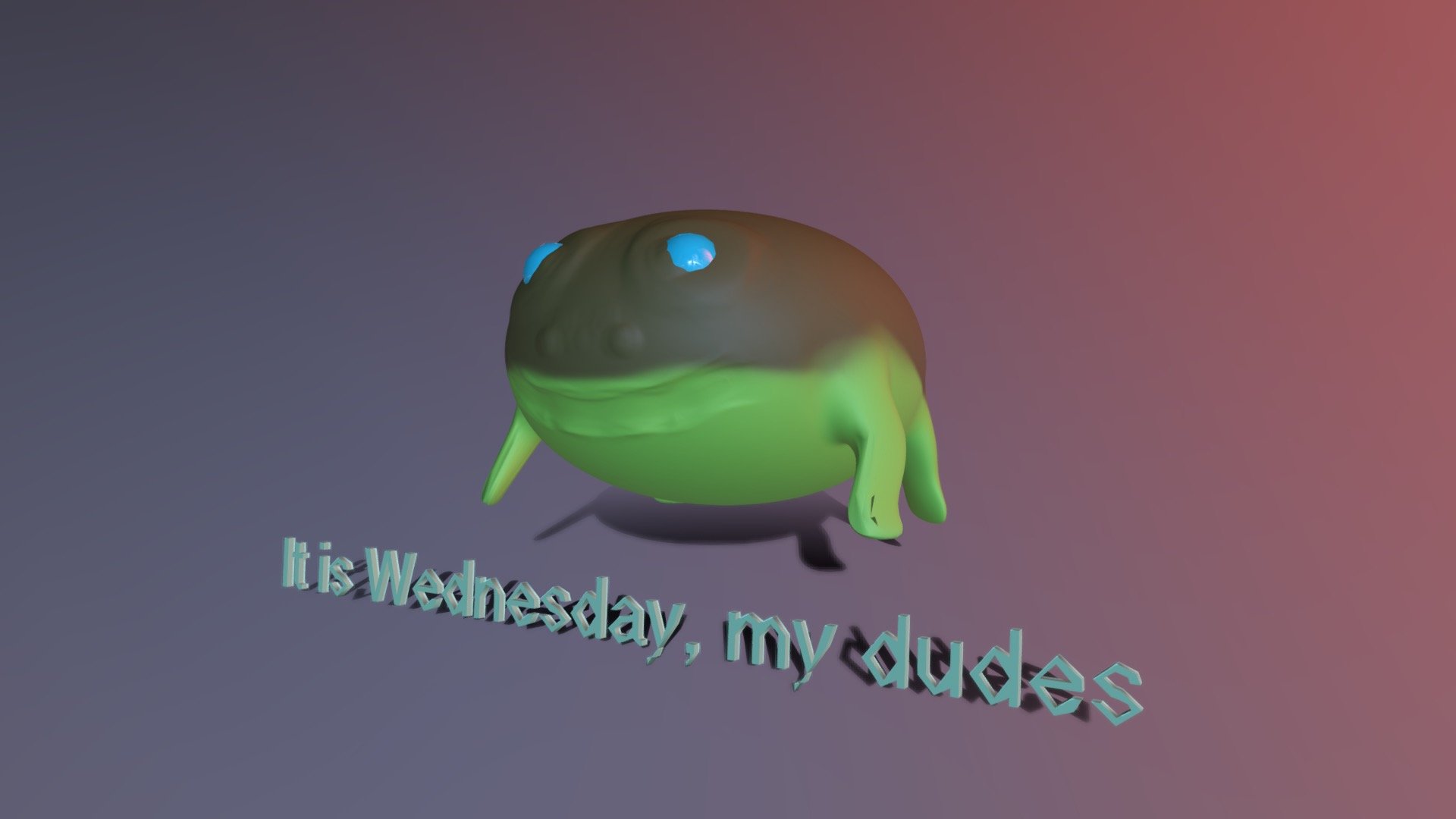 It Is Wednesday - Download Free 3D model by AVZ (@micropalaeontology ...
