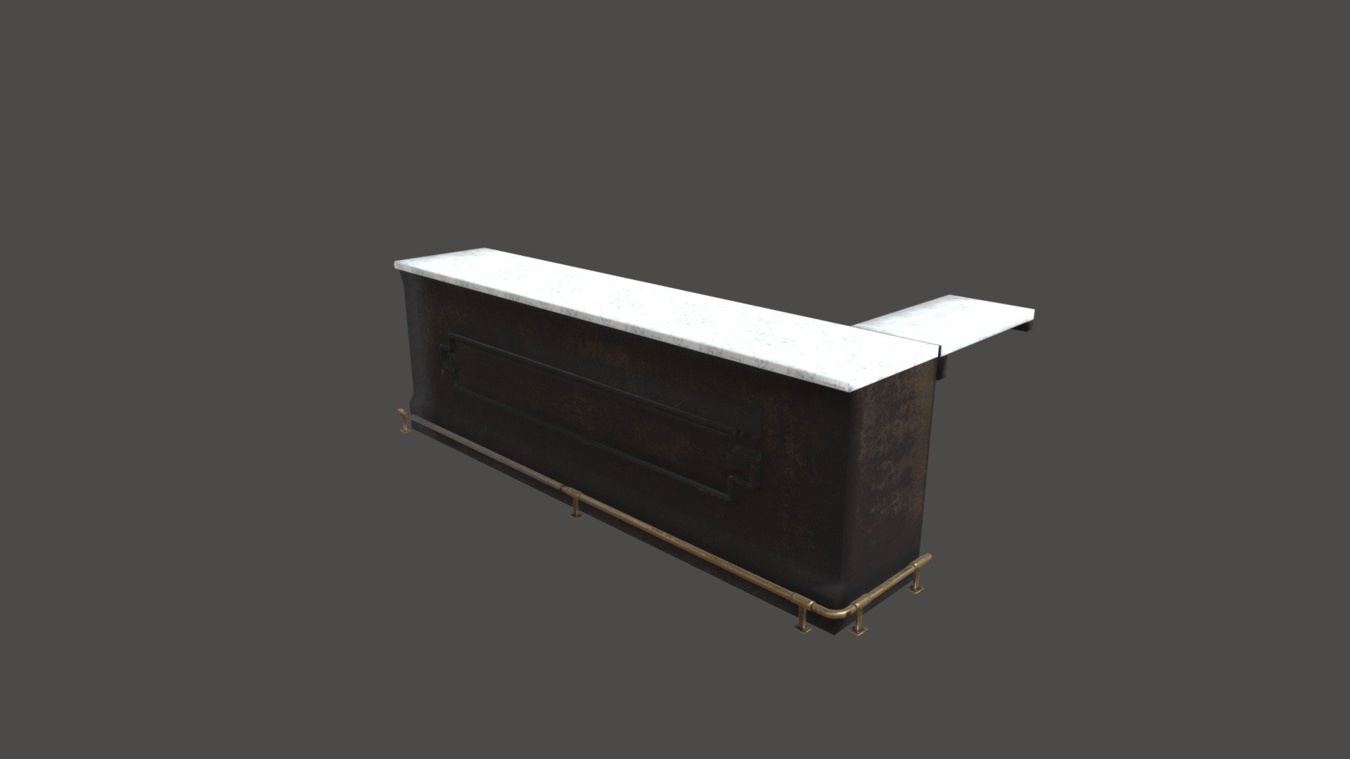 barra de bar Old - 3D model by CharliBru (@brucarca) [42db76d] - Sketchfab
