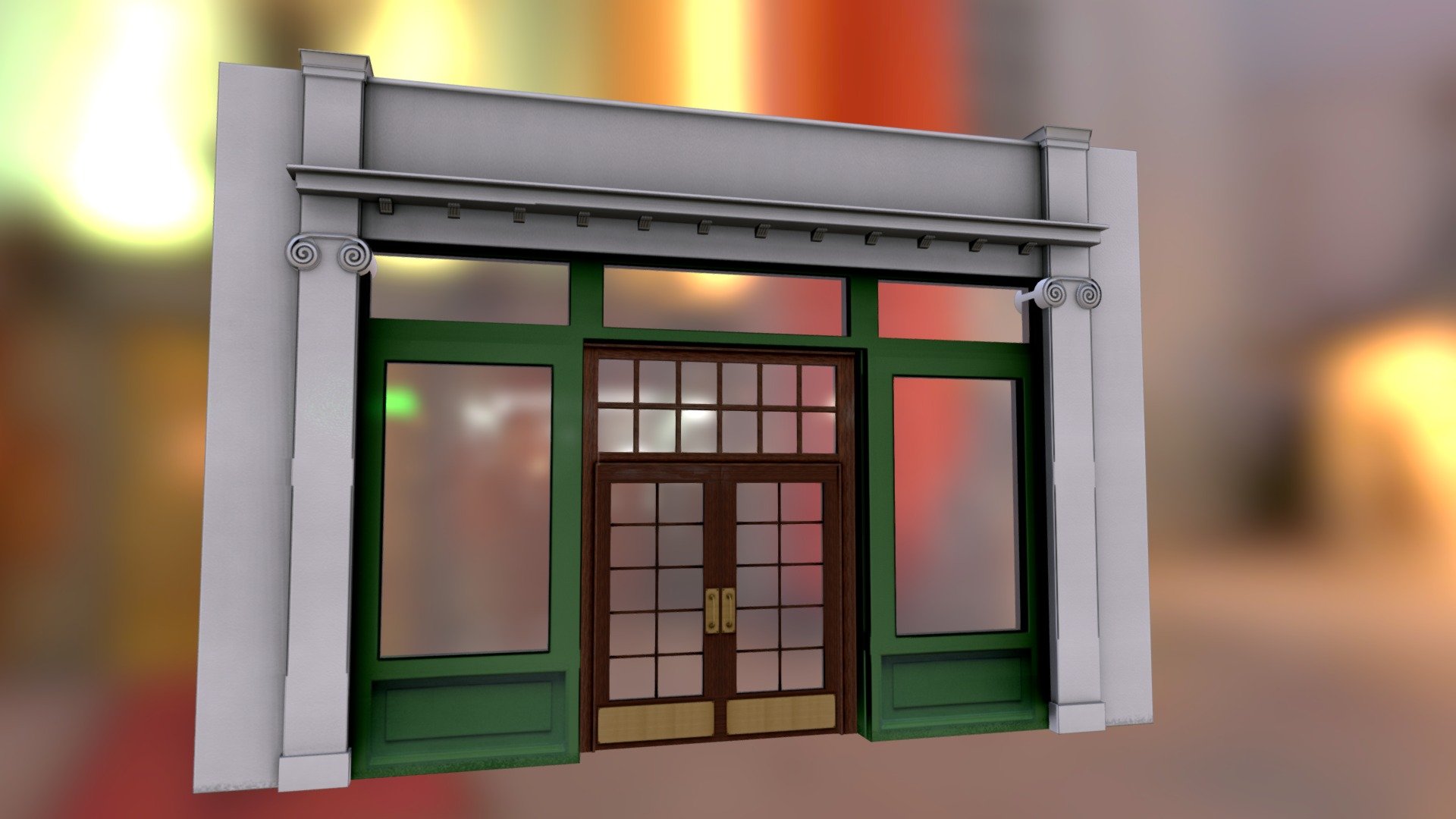 Store Front - 3D model by Tate3d [42dc21a] - Sketchfab