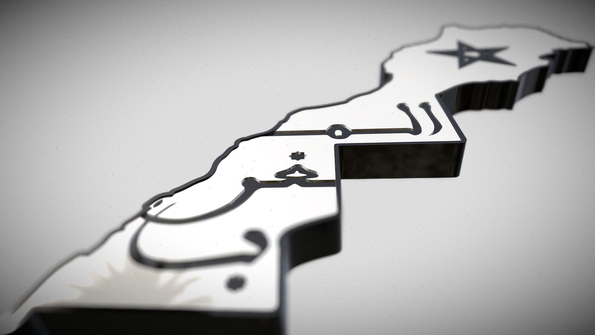 Morocco Map - Download Free 3D model by medbunz [42dc2d0] - Sketchfab