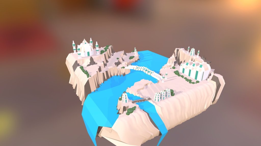 low poly environment - 3D model by LiyaP [42dcdb7] - Sketchfab