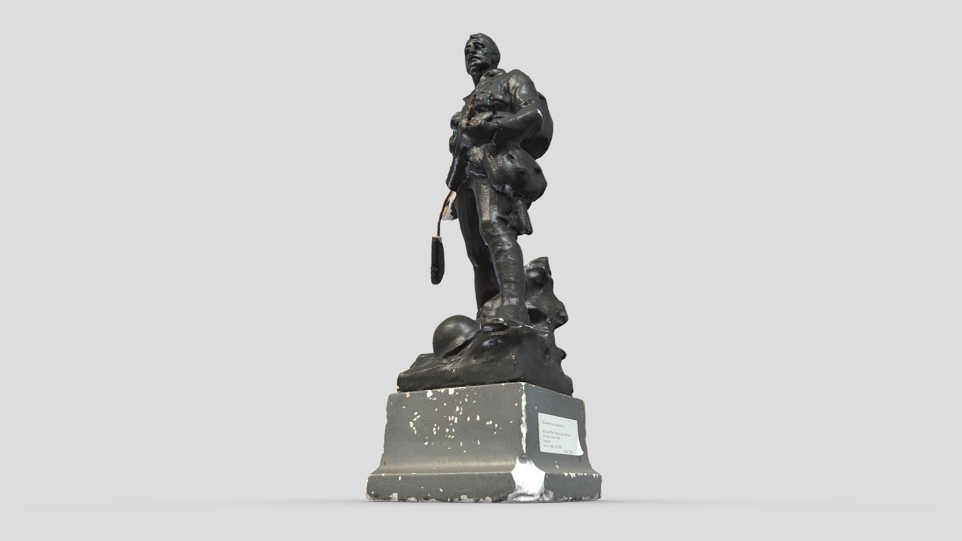 Plaster and wire maquette circa 1920 - 3D model by polyplay [42de15d ...