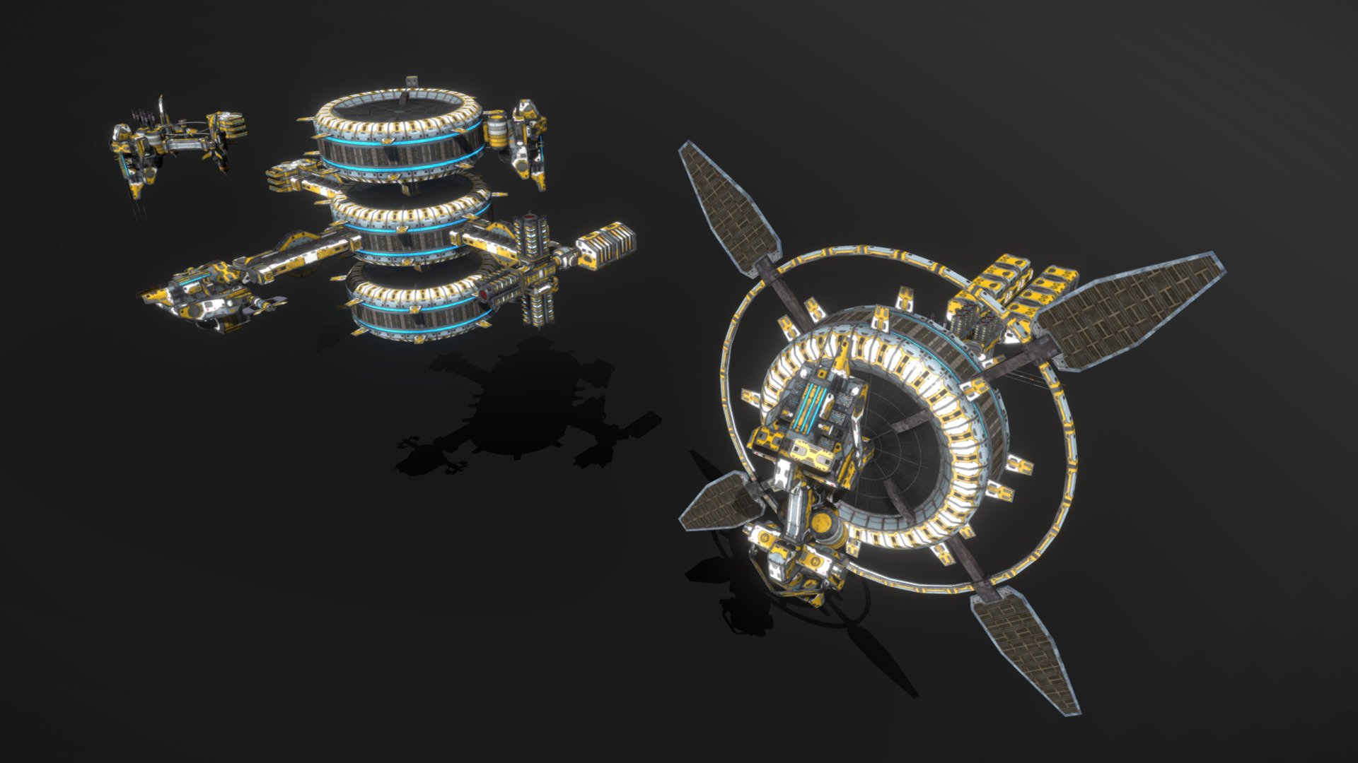 Scifi Modular Waystation - Buy Royalty Free 3D model by MSGDI [42deae7] - Sketchfab Store