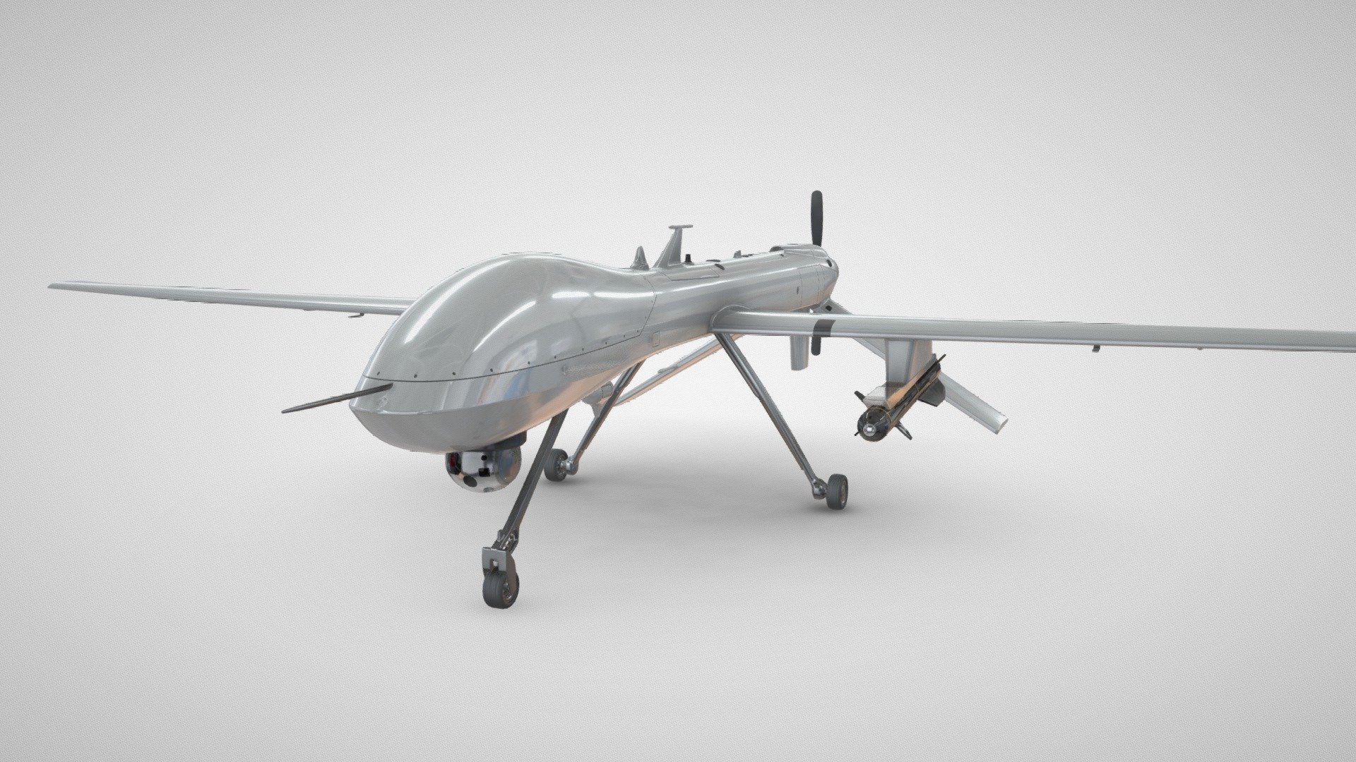 General Atomics MQ-1 Predator 3D CAD Model - 3D model by bullet9eye ...