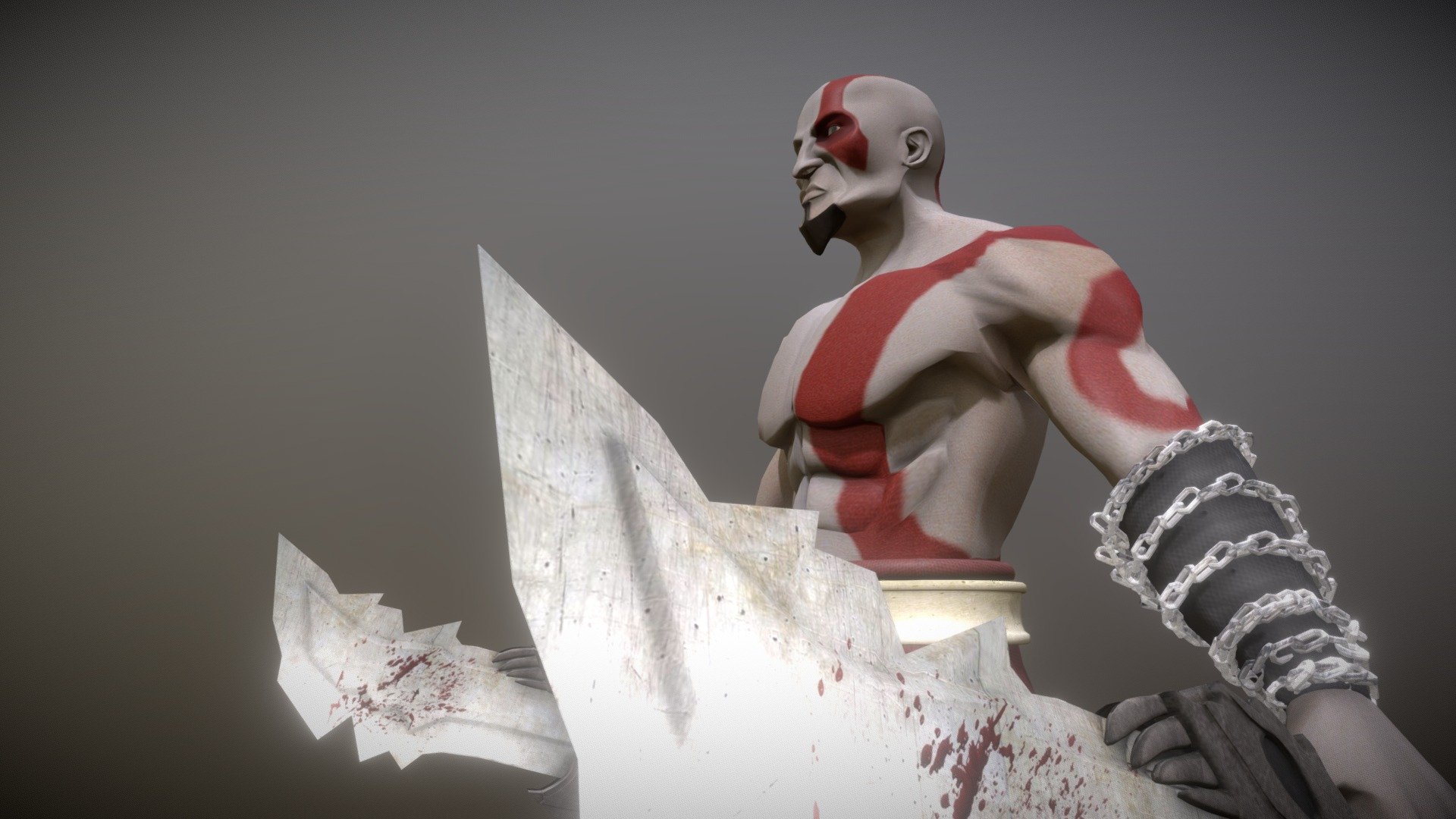 Kratos - 3D model by Bryan Teng (@lazybryan) [42e2476] - Sketchfab
