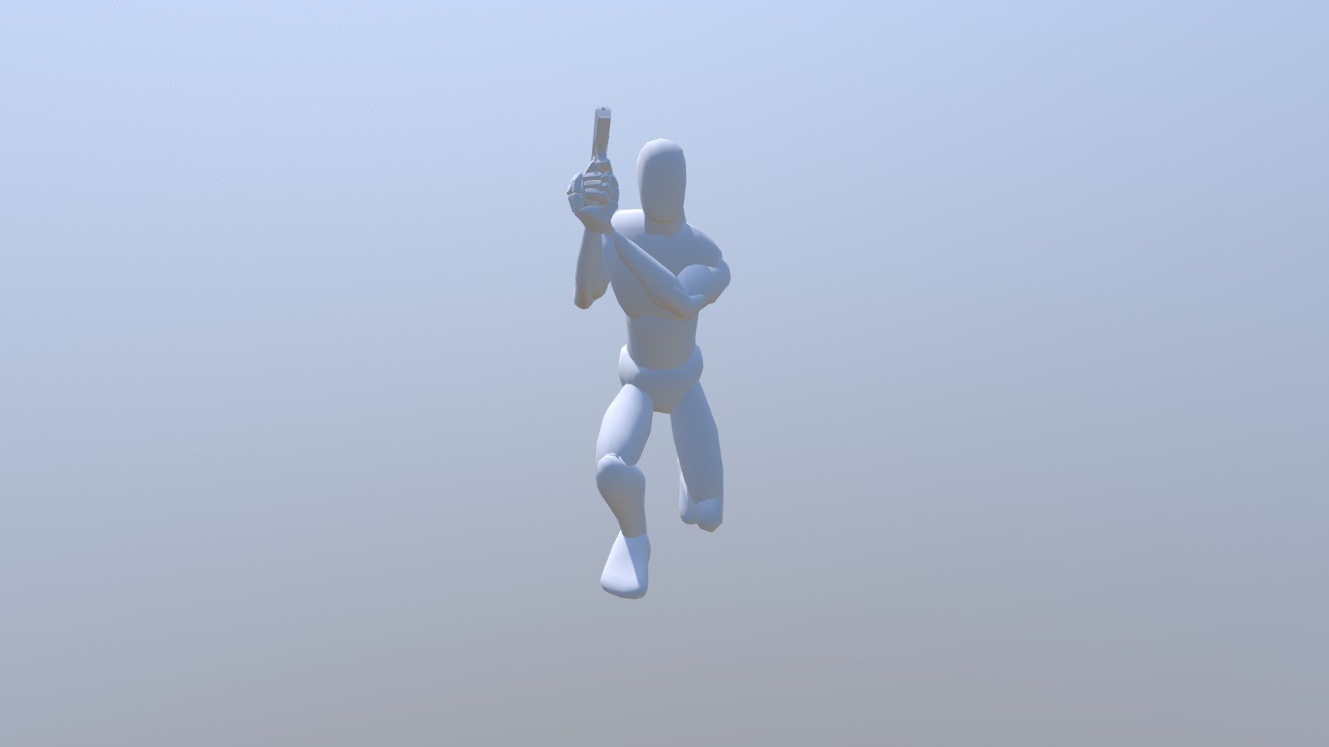 Crouch Walk Holding Gun - 3D model by Quaggot [42e3421] - Sketchfab