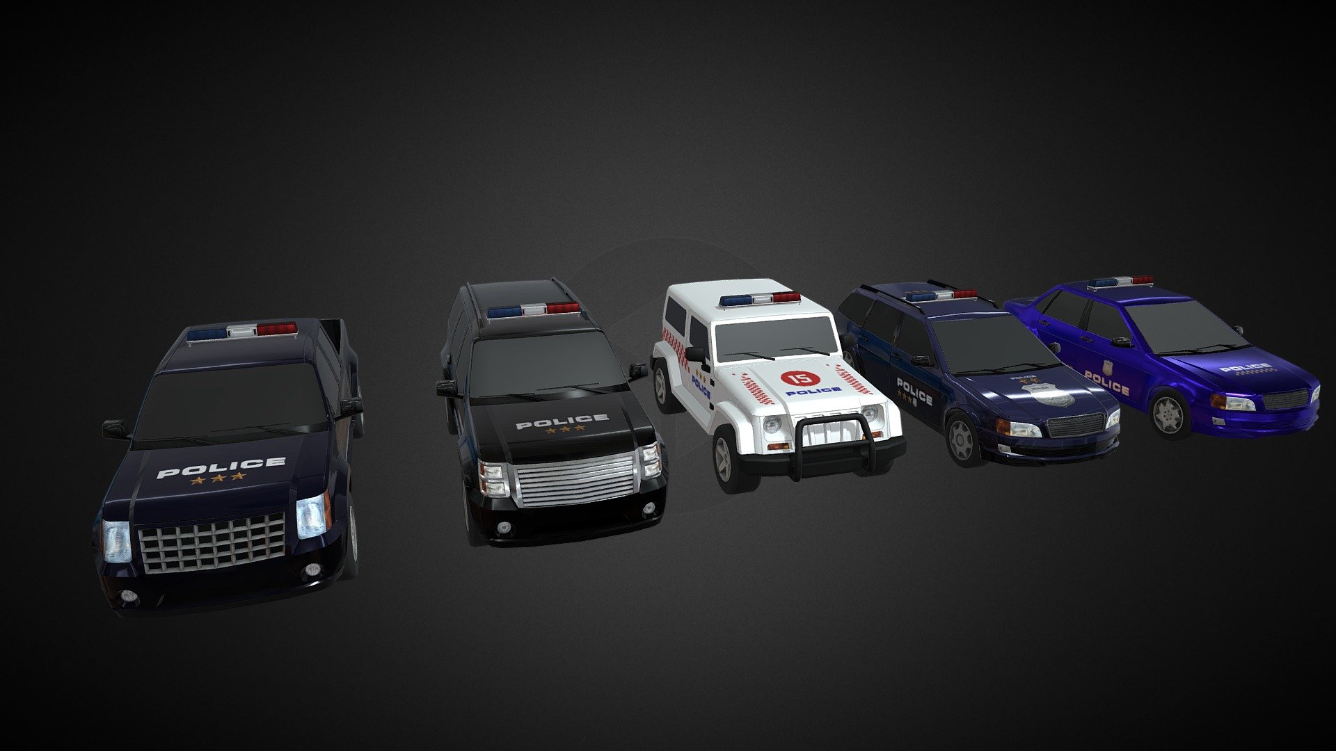 Police Cars - 3D model by zaidi40621 (@xaidi40621) [42e4da6] - Sketchfab