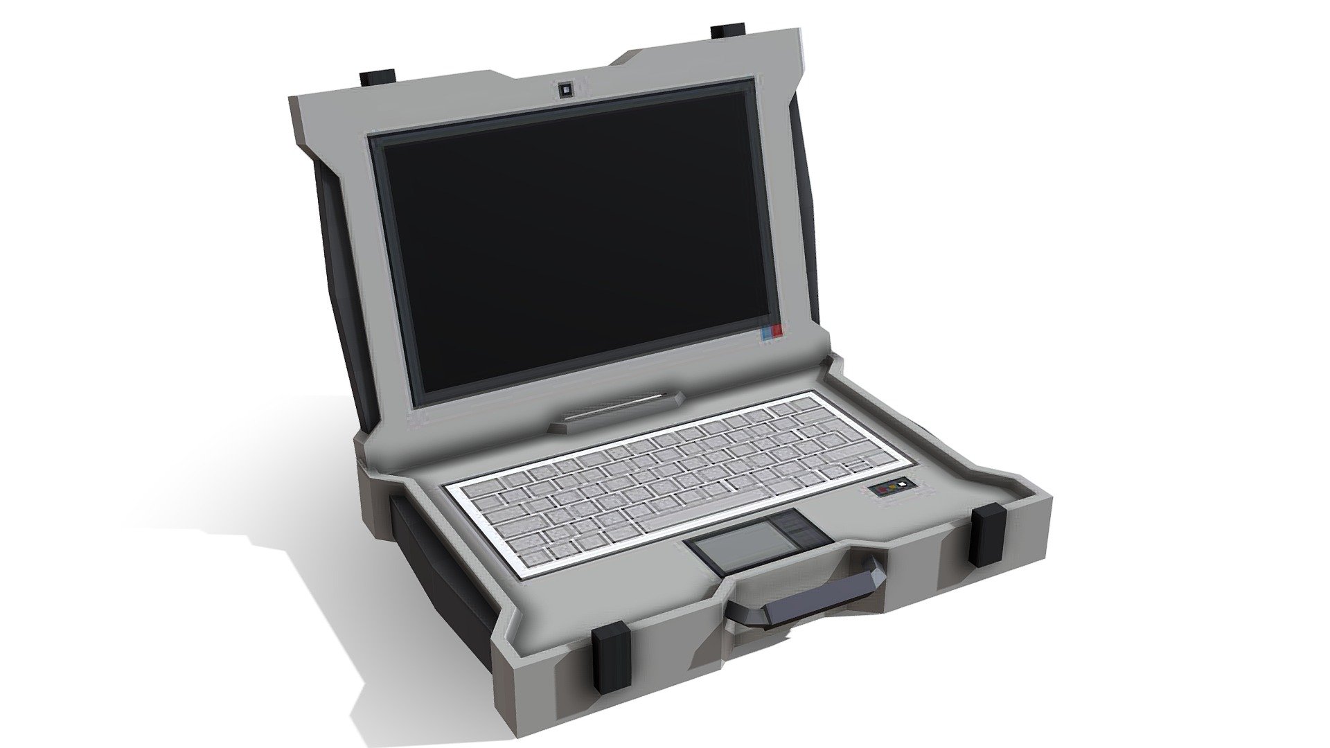 Rugged Laptop (Low Poly) - 3D model by Likonisa (@eDU6tjT5IDwTntq ...