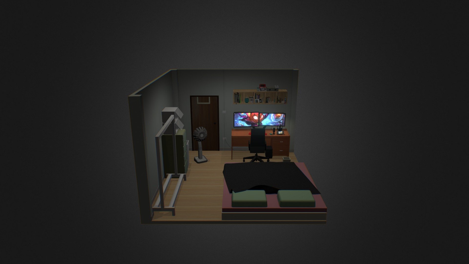 Room - Download Free 3D model by rattatommanoon2 [42ea5e8] - Sketchfab
