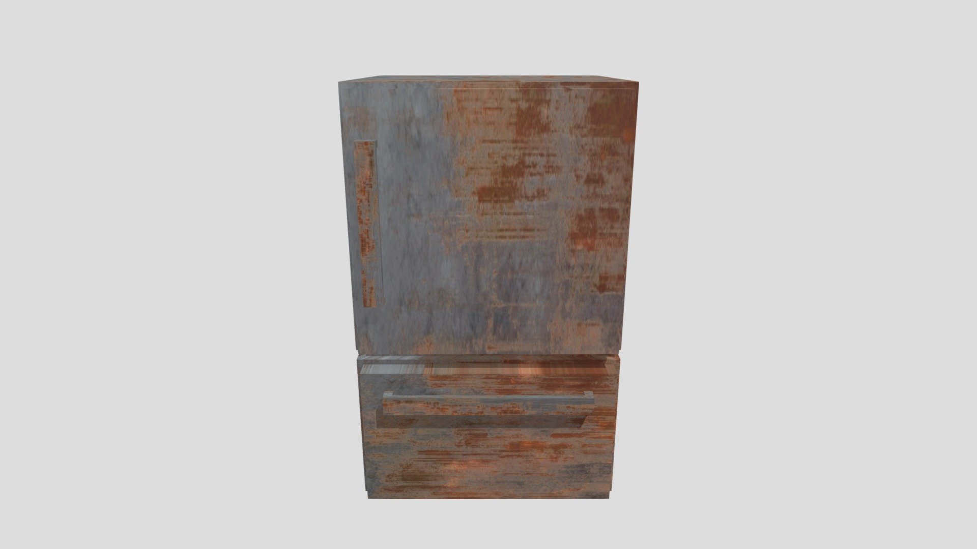 Rusty Refrigerator - 3D model by doggs3d [42eaa7f] - Sketchfab