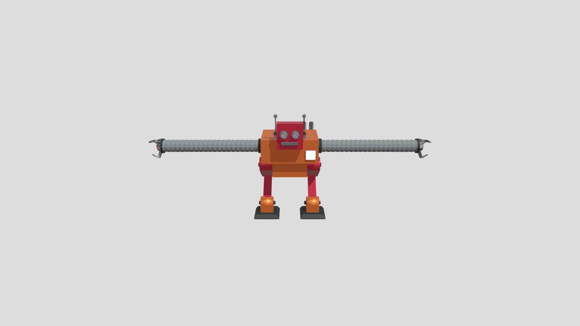Retro Robot Simon 8 Final - 3D model by ShmonD [42ead1d] - Sketchfab