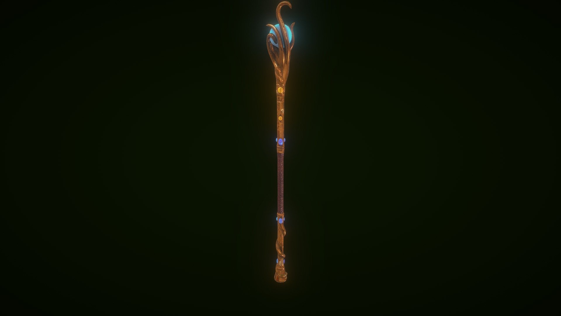 Cthulhu Staff - 3D model by Rexas_san [42ec46d] - Sketchfab