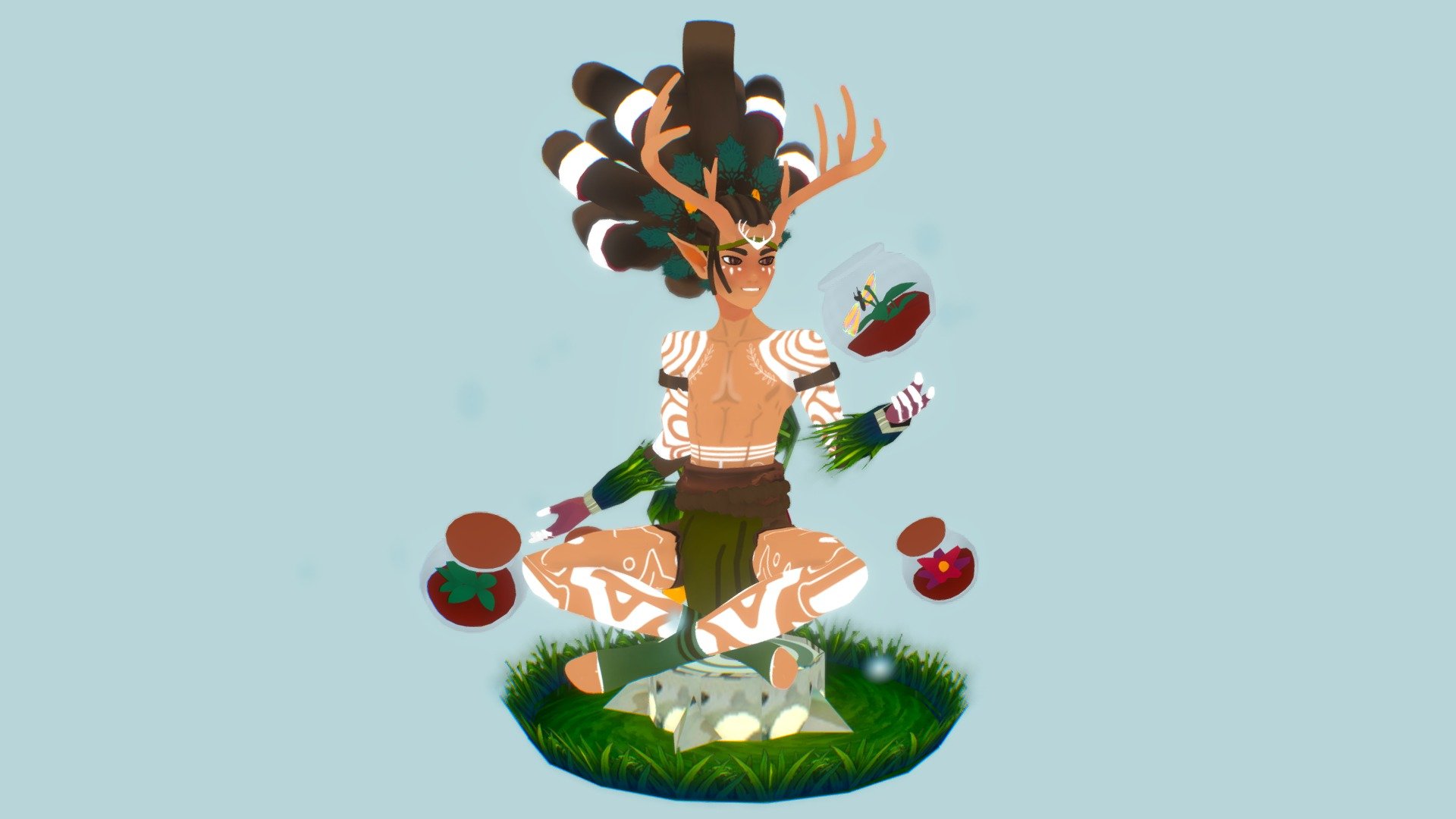 Druid Prince - 3D model by jettigii [42ecba6] - Sketchfab