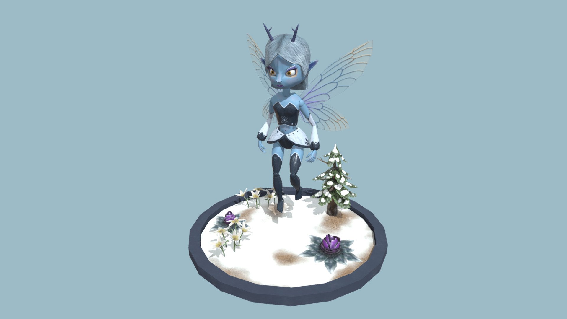 Snow Fairy - 3D model by Wen (@Wen04) [42ecc23] - Sketchfab