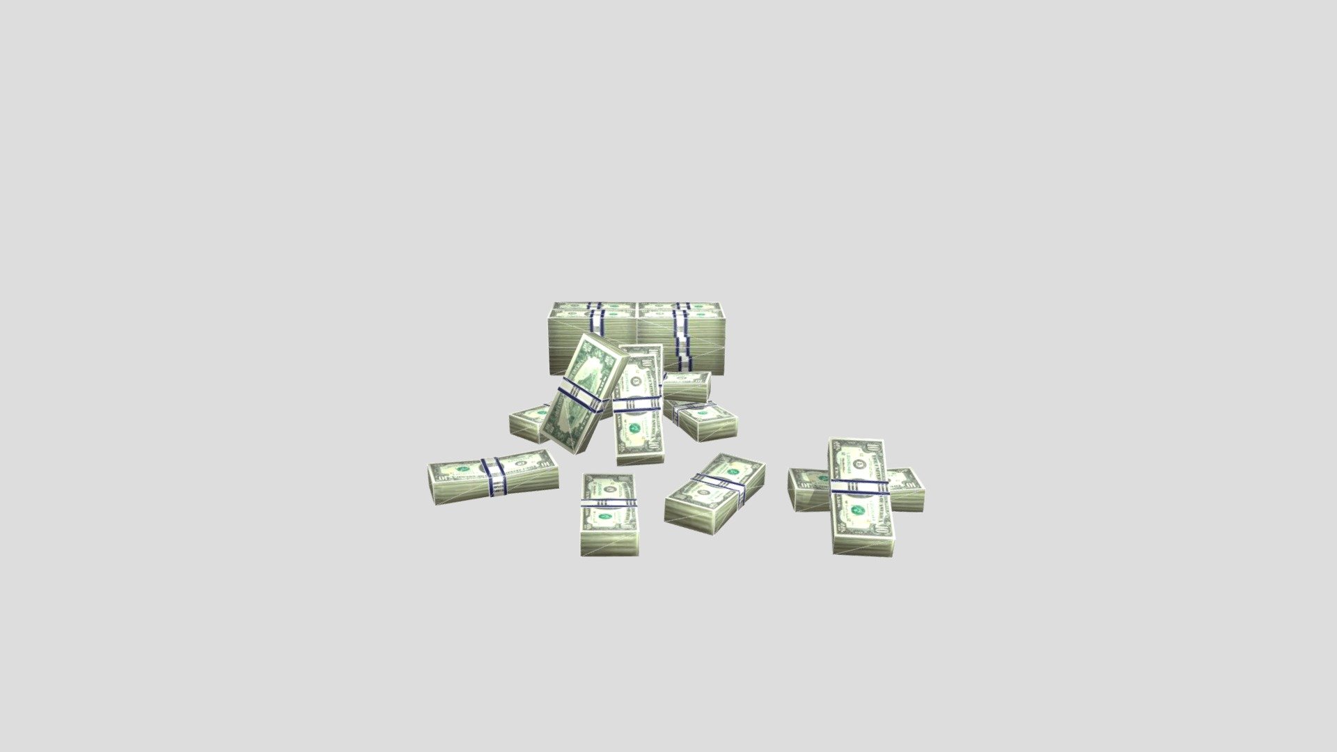 Dollars - Download Free 3D model by isonreignallen105 [42efc11] - Sketchfab