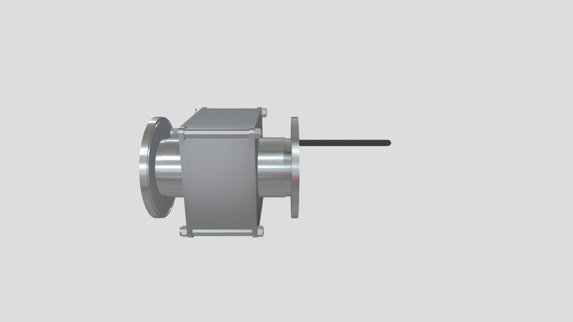 ISO-K Vacuum Ball Valve - 3D model by radium_llc [42f0af6] - Sketchfab