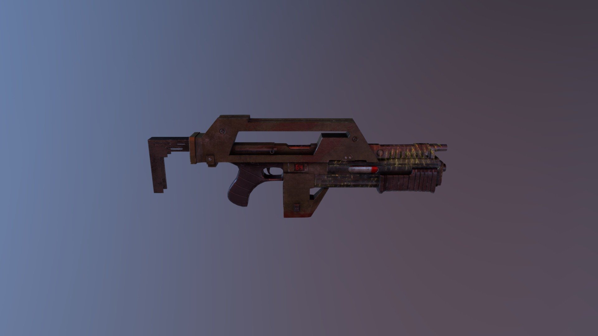 Pulse Rifle M41A Aliens - 3D model by gabrielbergeron [42f17fd] - Sketchfab