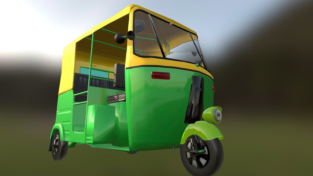autorickshaw - A 3D model collection by mase_max (@akzbmg) - Sketchfab