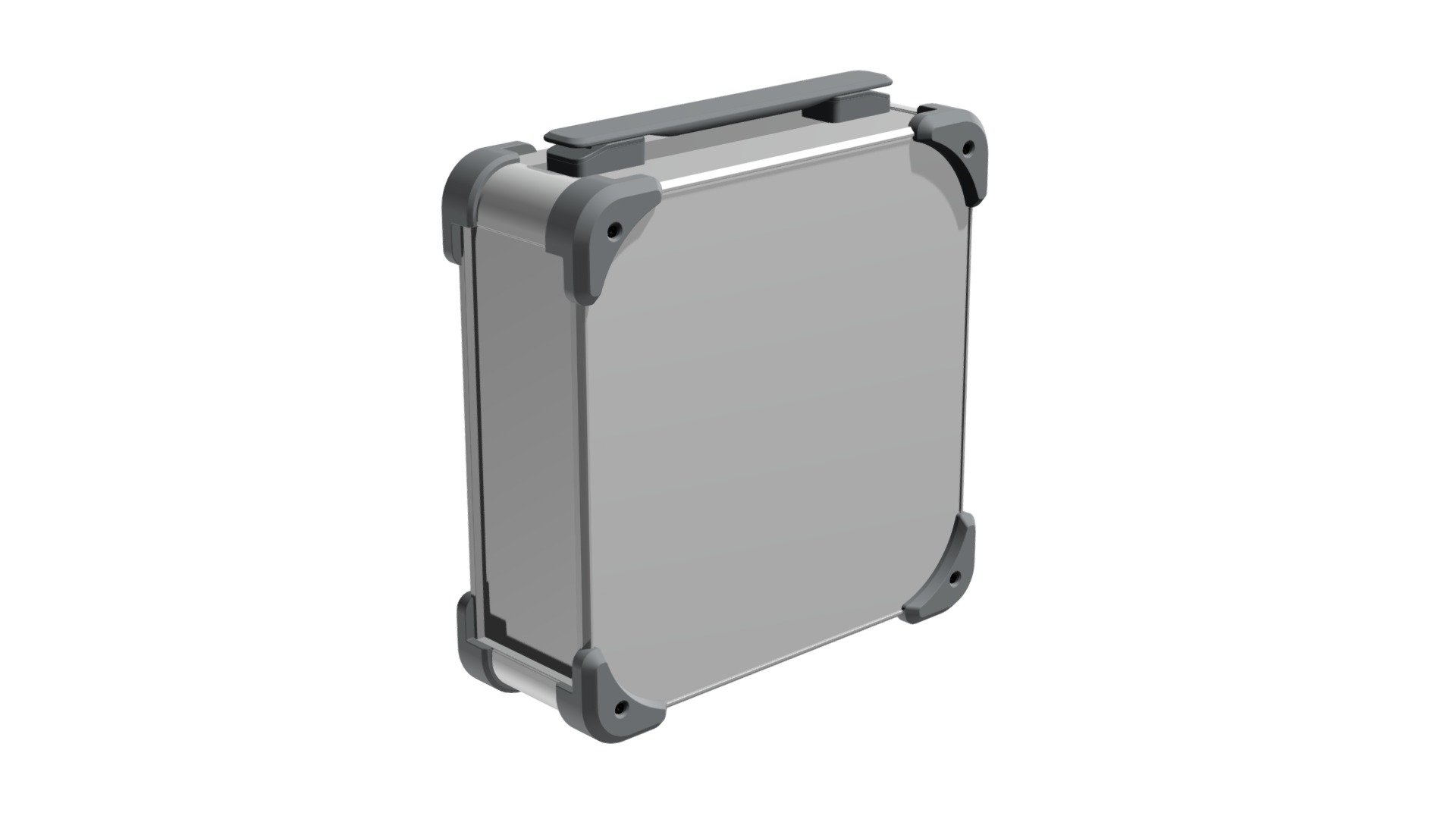 RUGGED ENCLOSURE AUG88-25-25SG (With handle) - 3D model by takachitec5 ...