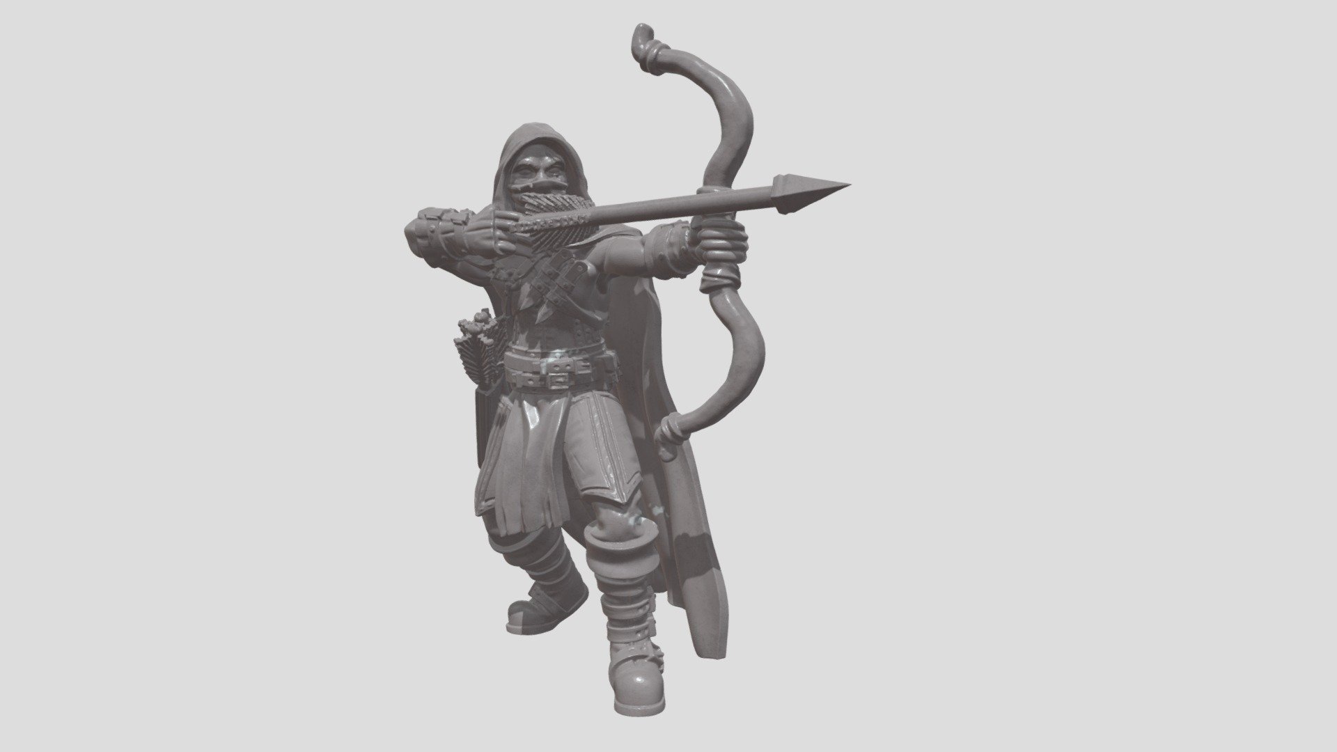 Rogue - Archer - Firing - 3D model by McNacMedia [42f4592] - Sketchfab