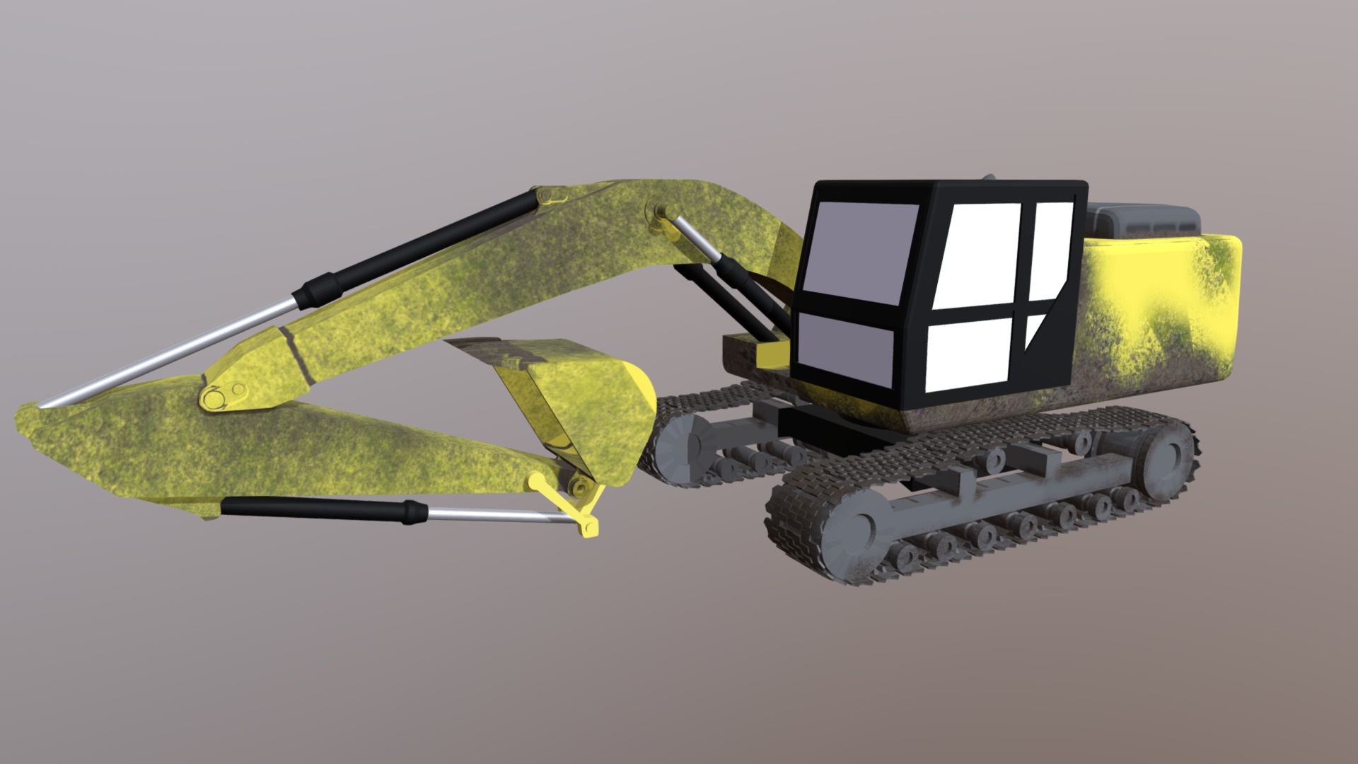 Excavator - 3D model by CameronN [42f4f9b] - Sketchfab