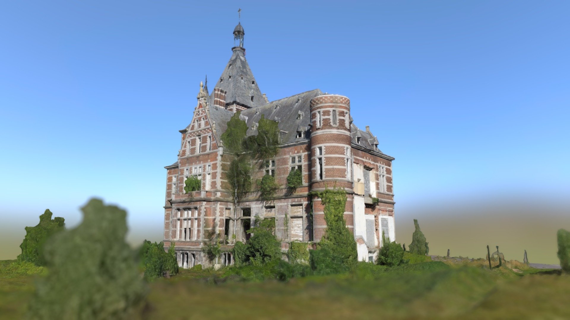 Desolated castle (scan) - 3D model by bogeo [42f556f] - Sketchfab