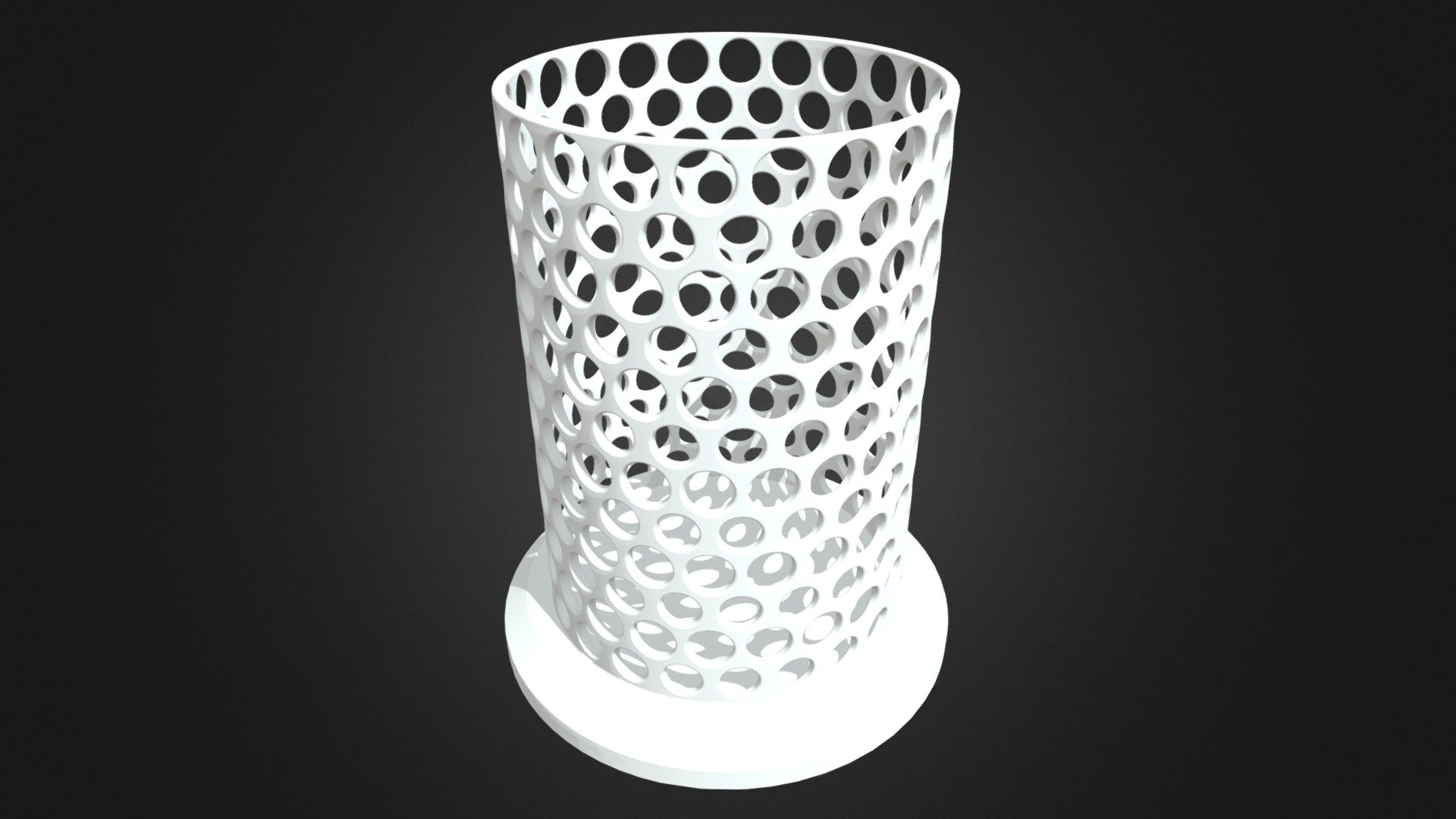 Plastic Organizer Round Holder 7 cm - Buy Royalty Free 3D model by MR ...