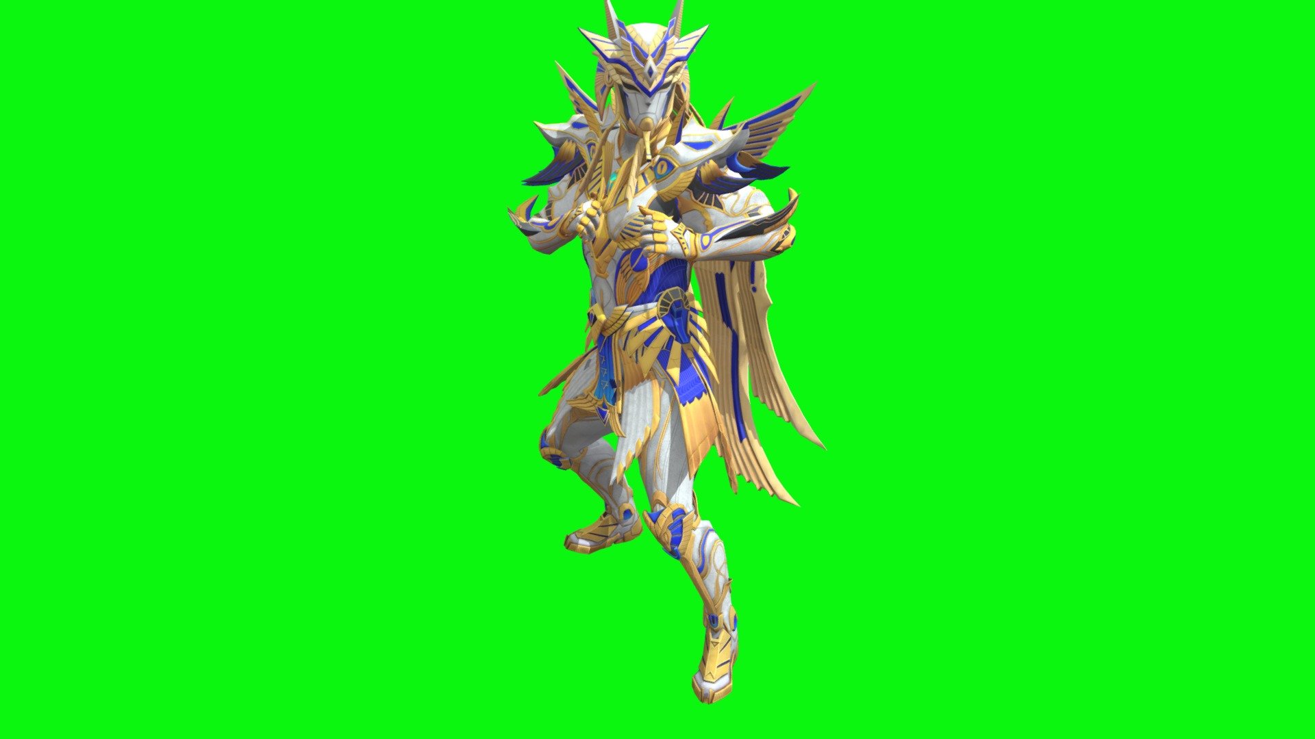 Pharaoh X-suit 7star 3d greenscreen animation - Download Free 3D model ...
