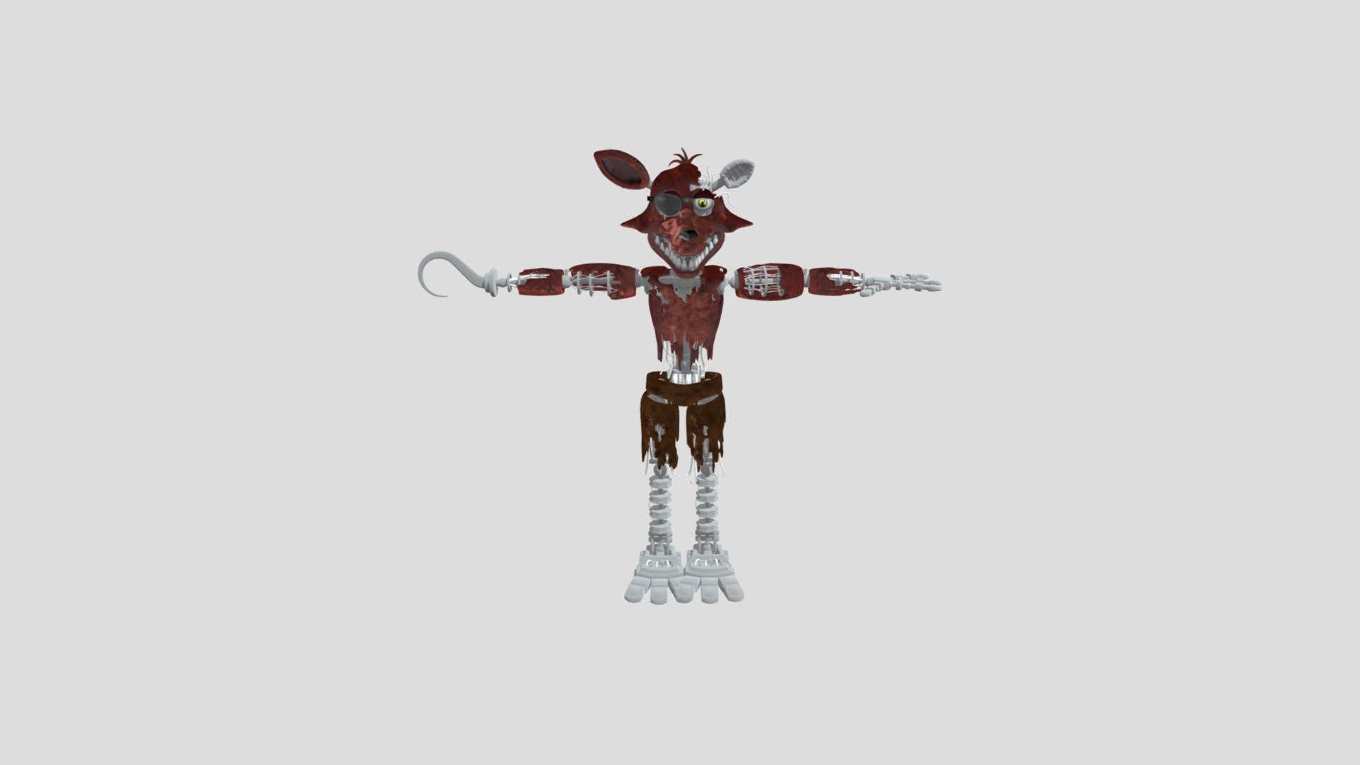 Withered Foxy - Download Free 3D model by CoolZGames [430121f] - Sketchfab