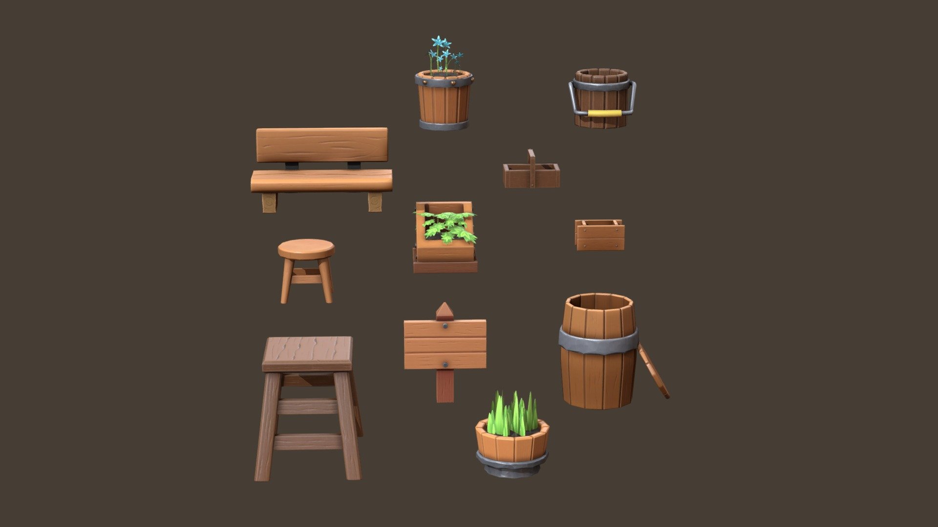 Props - Download Free 3D model by ann_three_letters [4302a96] - Sketchfab