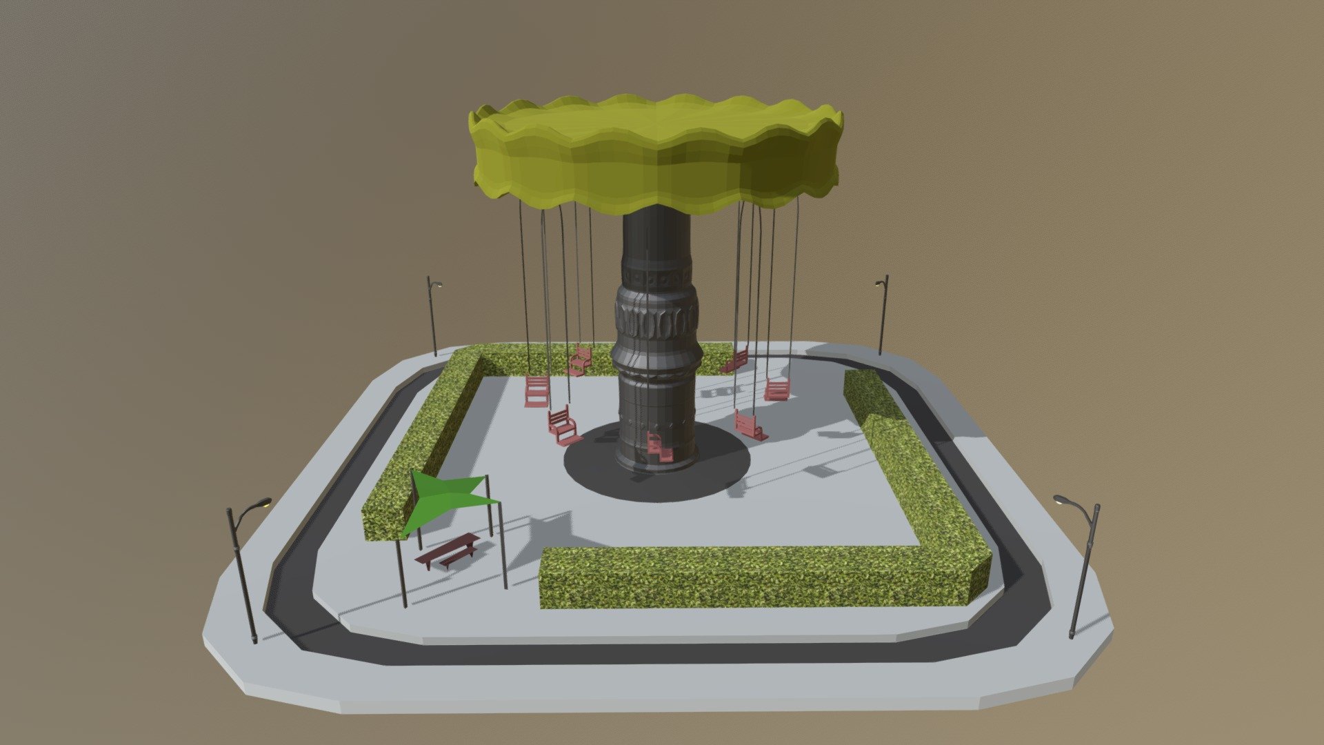 Carousel - 3D model by webappsolution (@mccormickbytes) [4302f5d ...